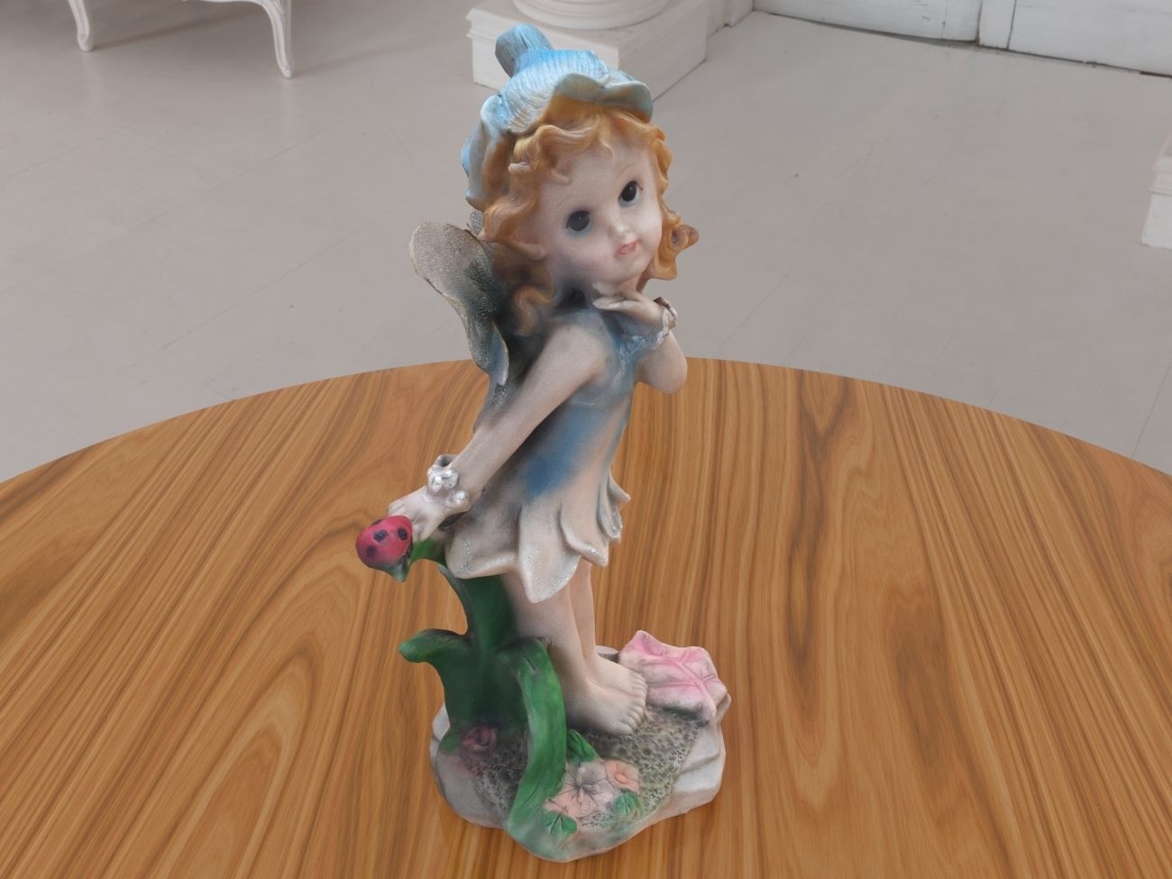 3D model Girl Ada Statue low-poly PBR Ornament figurine VR-AR VR / AR ...