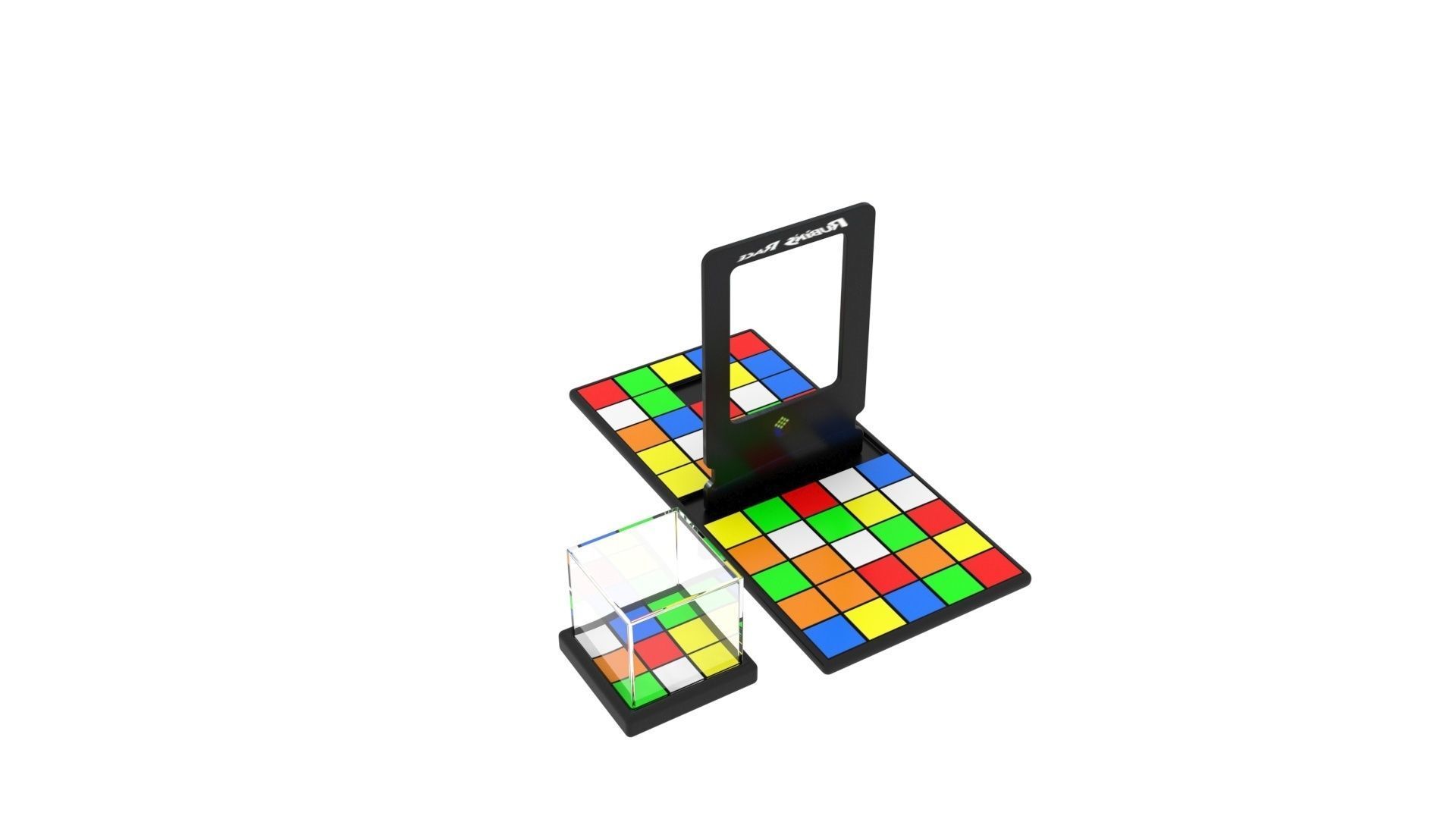 Rubiks Cube Racing Game 3D model | CGTrader