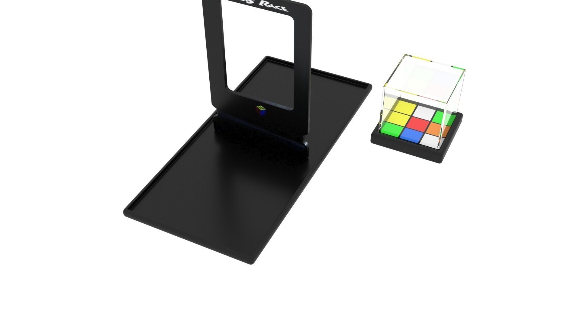 Rubiks Cube Racing Game 3D model | CGTrader