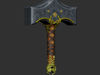 Mjolnir - Thor God of War Ragnarok 3D model 3D printable | CGTrader