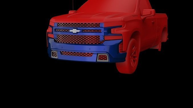 2021 Chevy SS Bumper 3D model | CGTrader