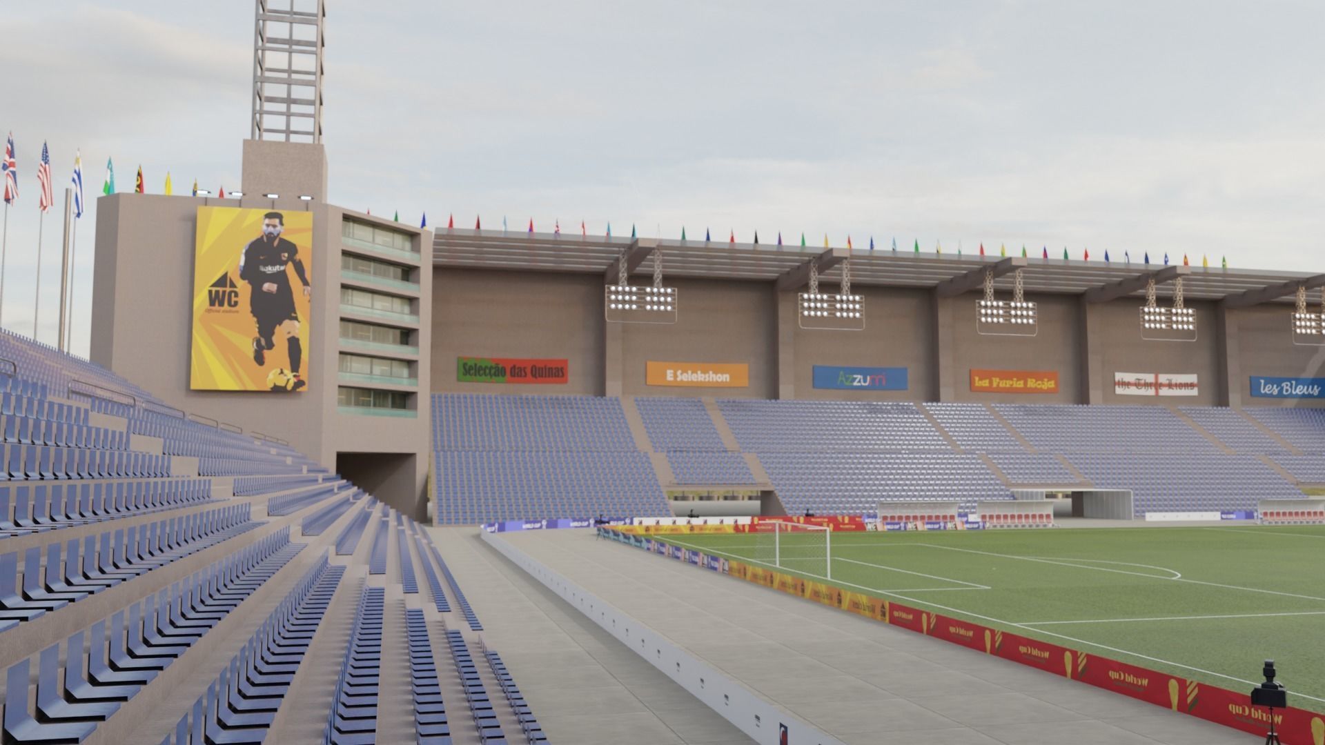 3D model Stadium VR / AR / low-poly | CGTrader