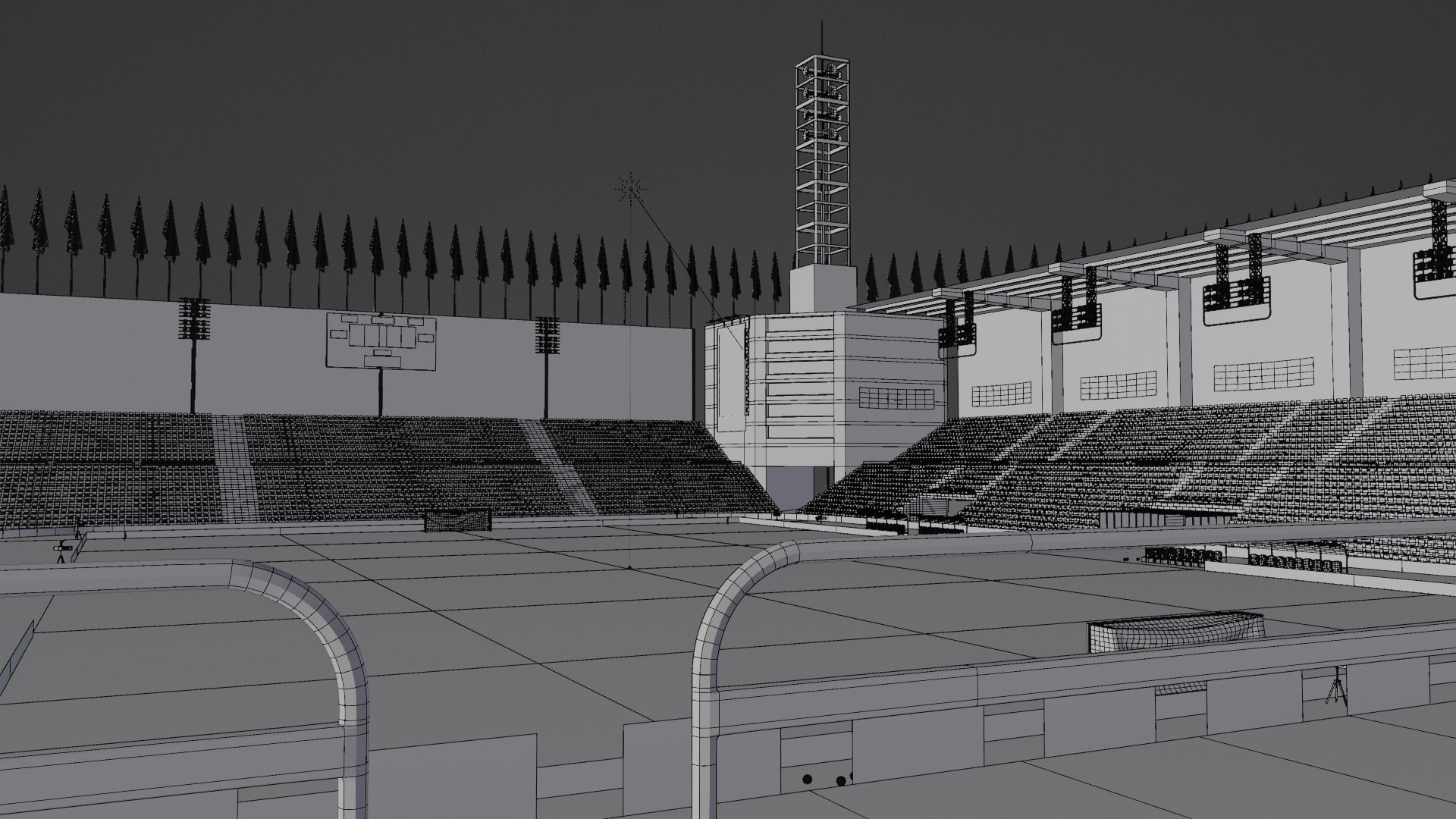 3D model Stadium VR / AR / low-poly | CGTrader