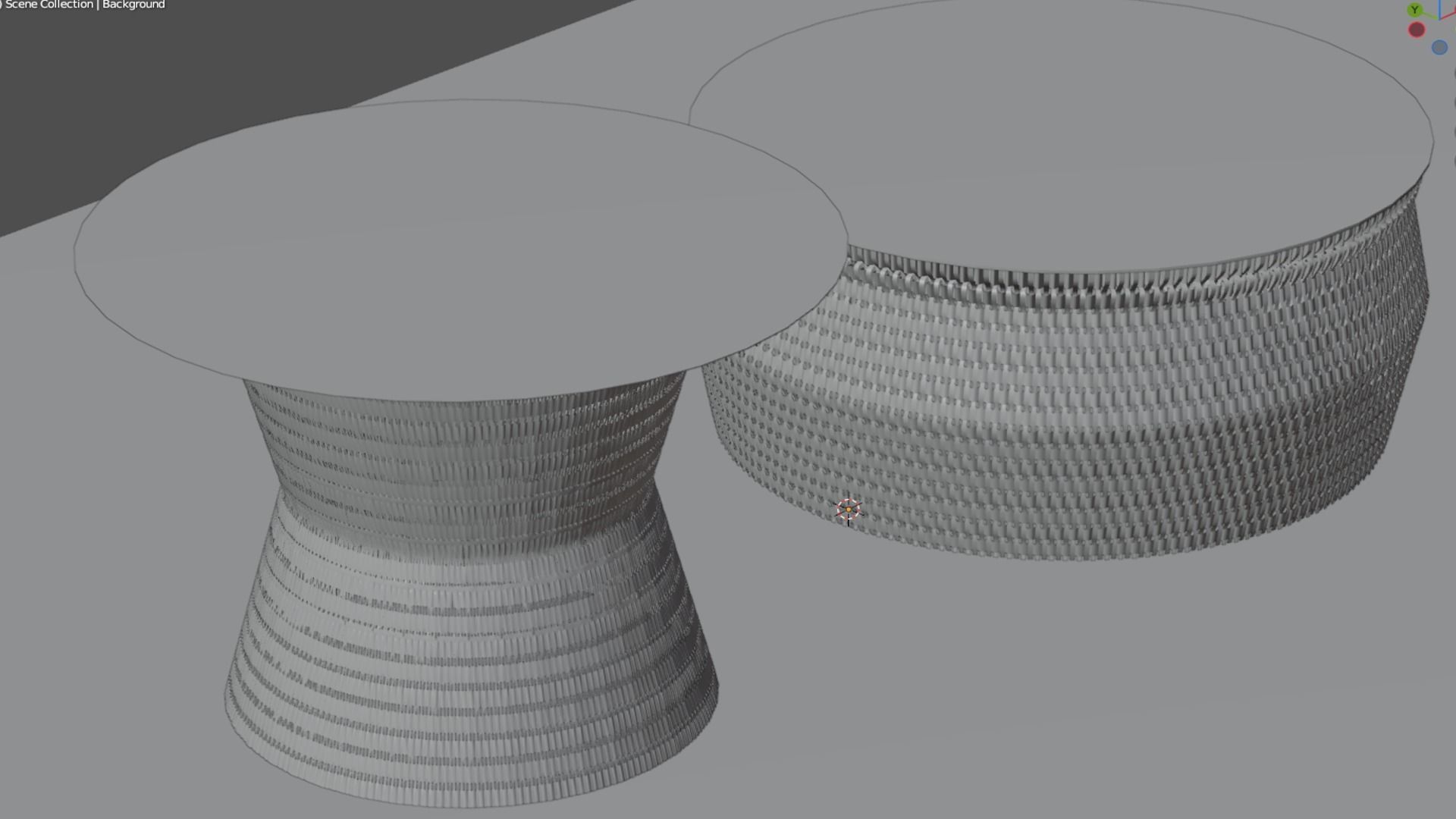 Wicker Tables Set 3D model | CGTrader