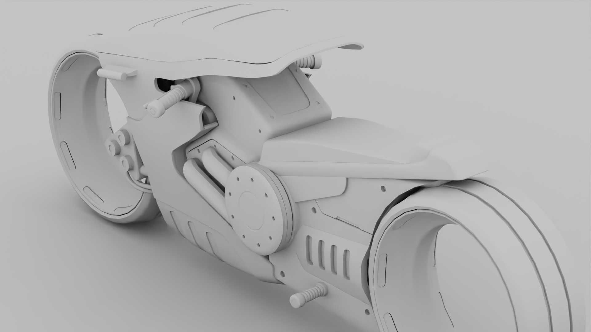 CONCEPT BIKE C-2000 RIGGED 3D model rigged | CGTrader