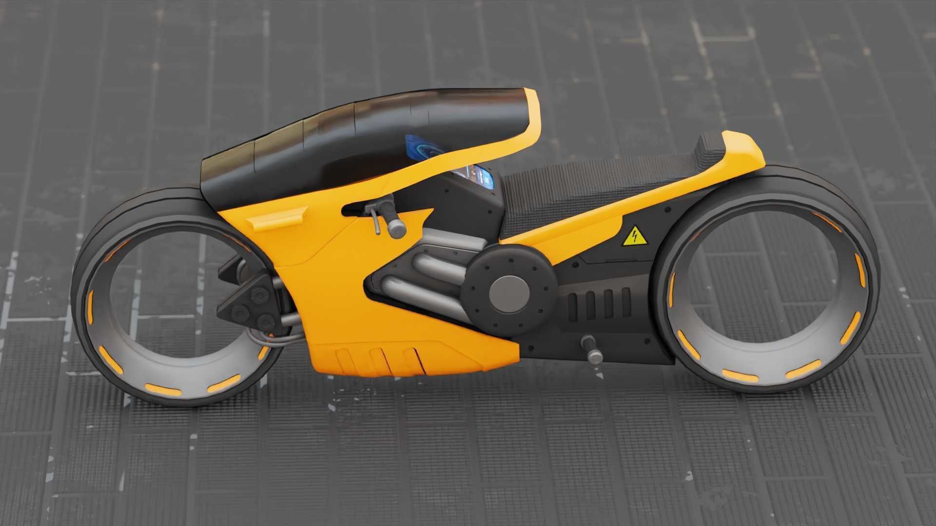 CONCEPT BIKE C-2000 RIGGED 3D model rigged | CGTrader