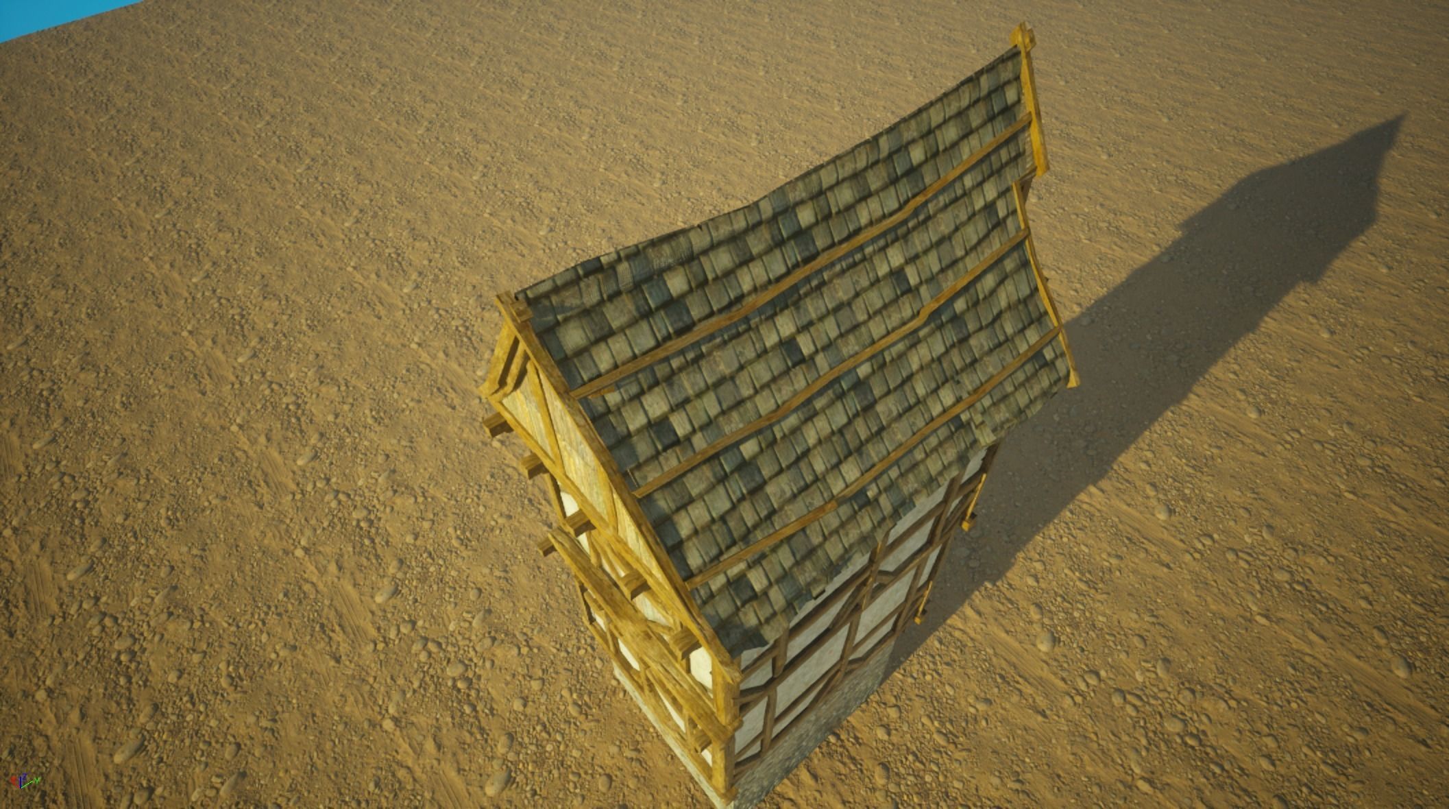 3D model Medieval House9 - exterior design VR / AR / low-poly | CGTrader