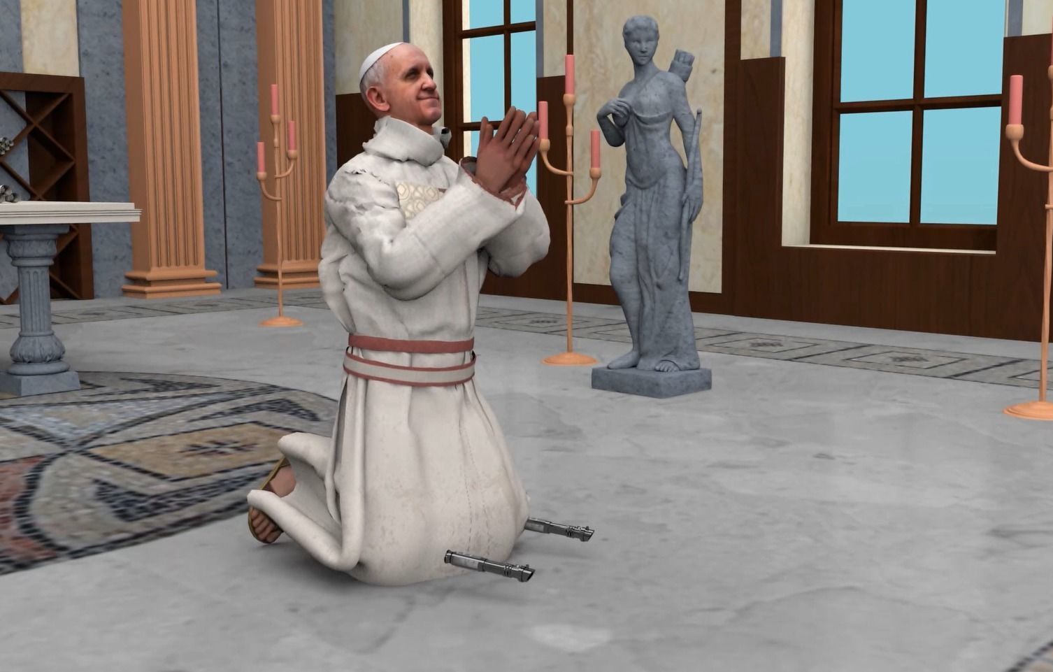 Pope 3d model unreal engine character--coolgames 3D model rigged | CGTrader