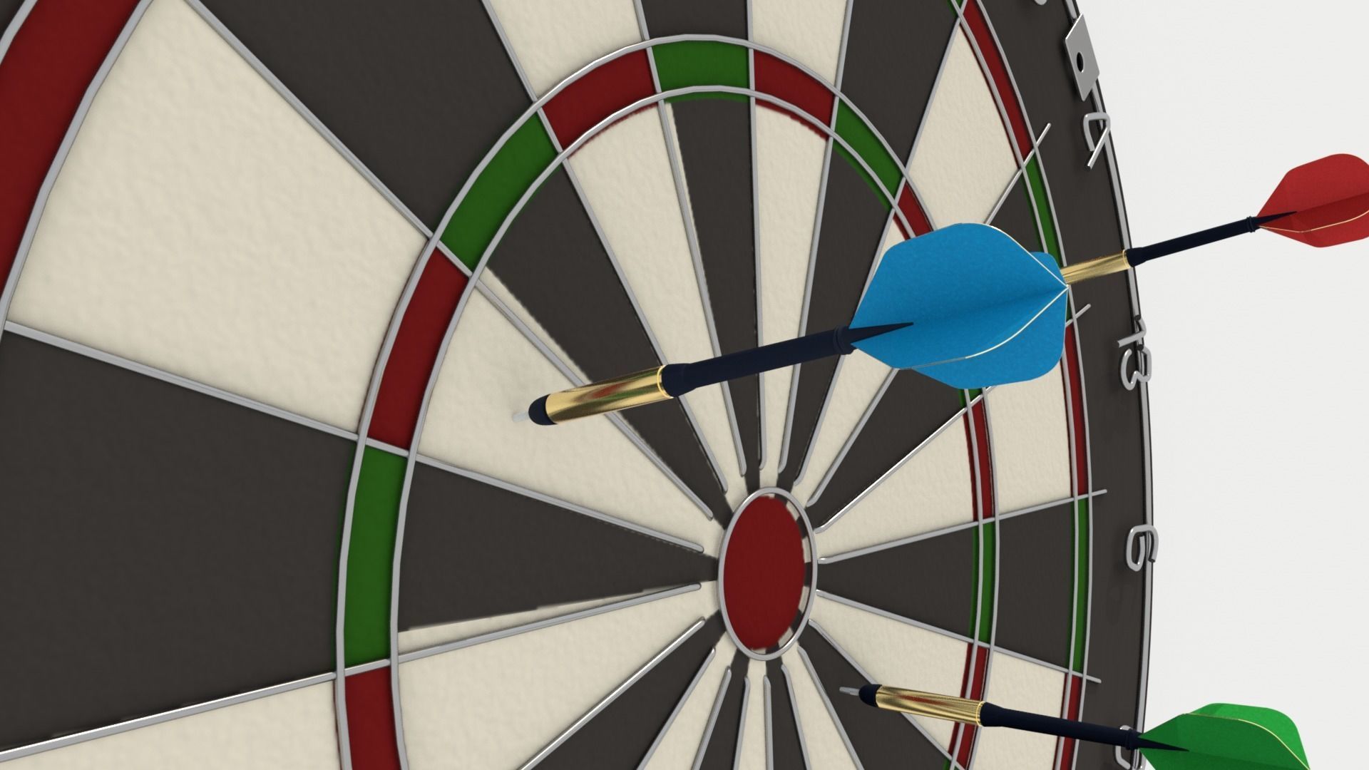 Dart board 3D model | CGTrader