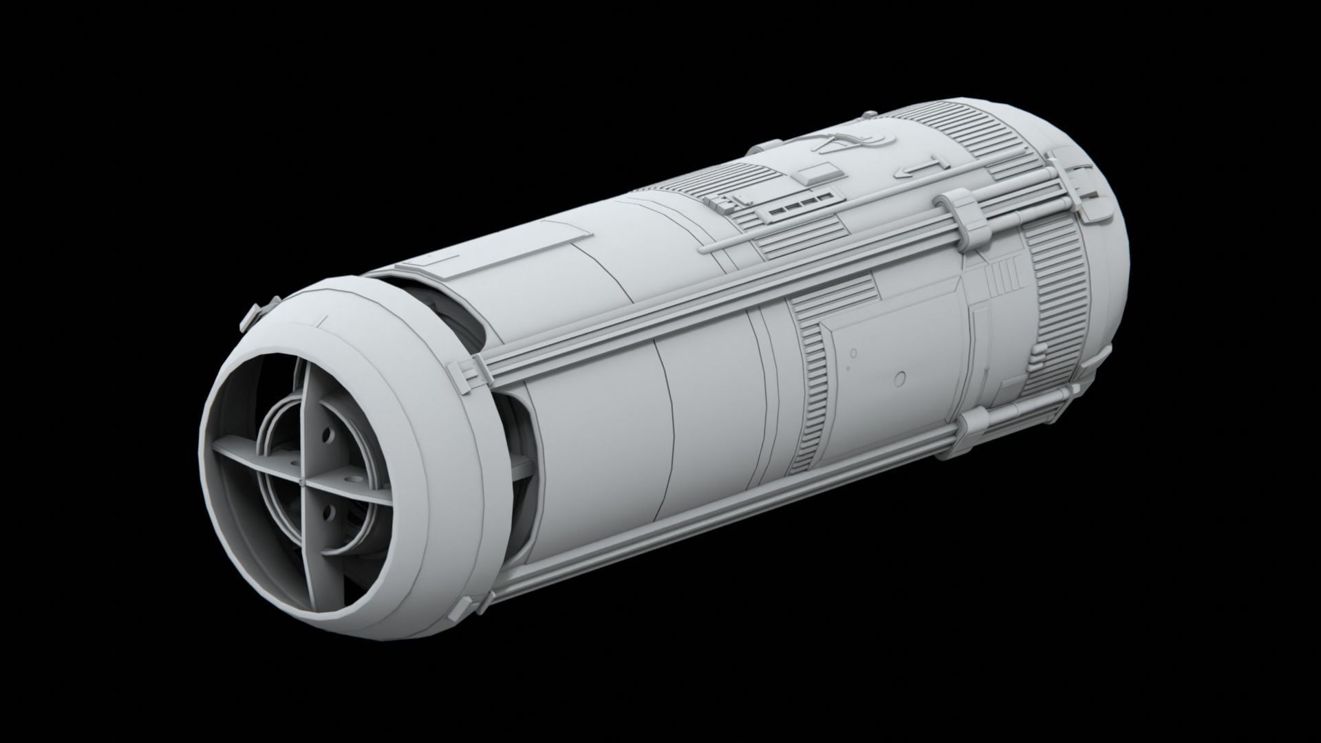 Sci-Fi KitBash Engine Pack II - Star Wars 3D model | CGTrader