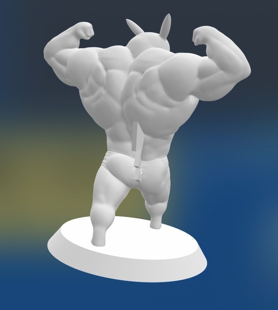 3D model buff pikachu lol VR / AR / low-poly | CGTrader