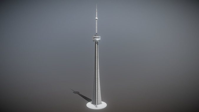 3D model CN Tower VR / AR / low-poly | CGTrader