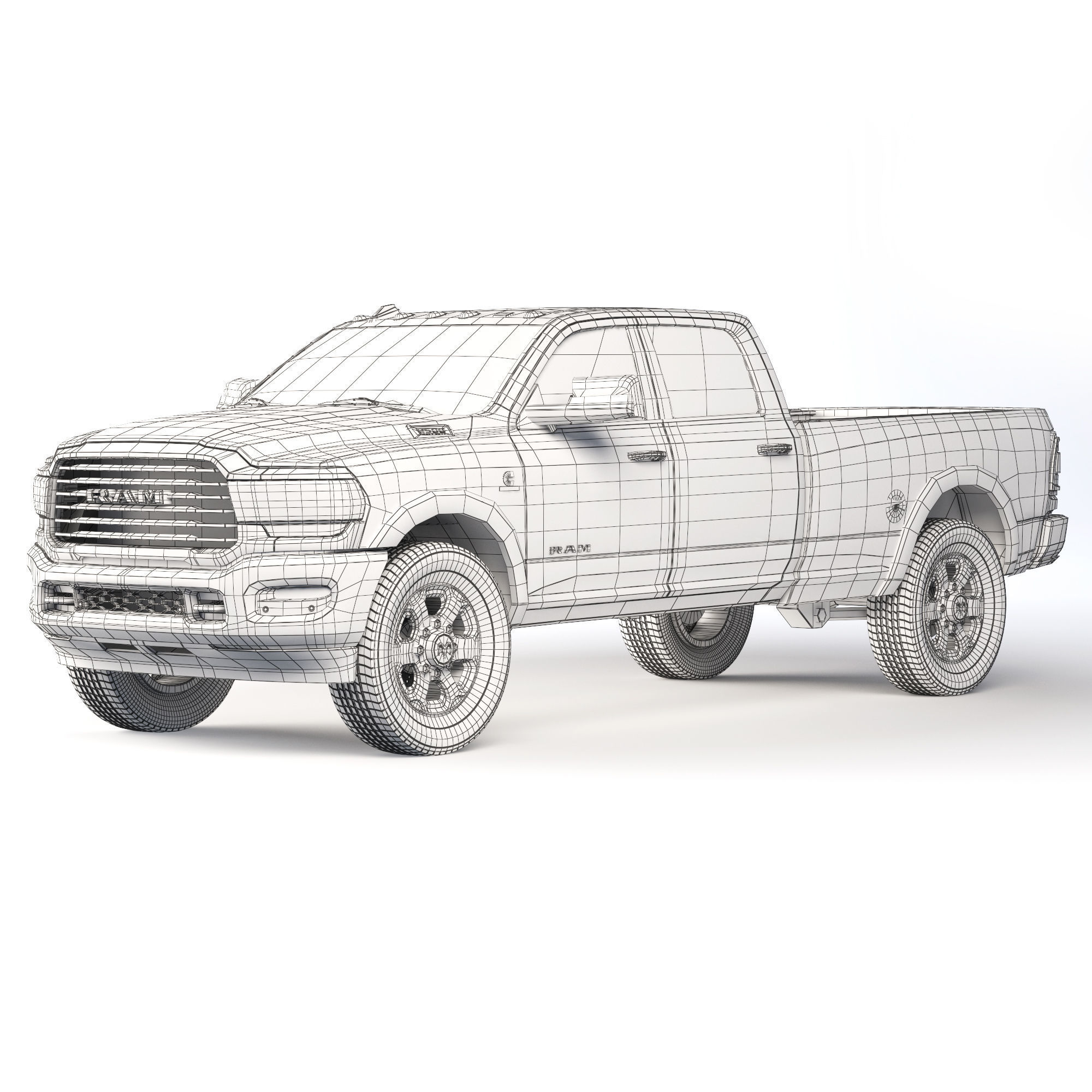 RAM 2500 2021 3D model | CGTrader