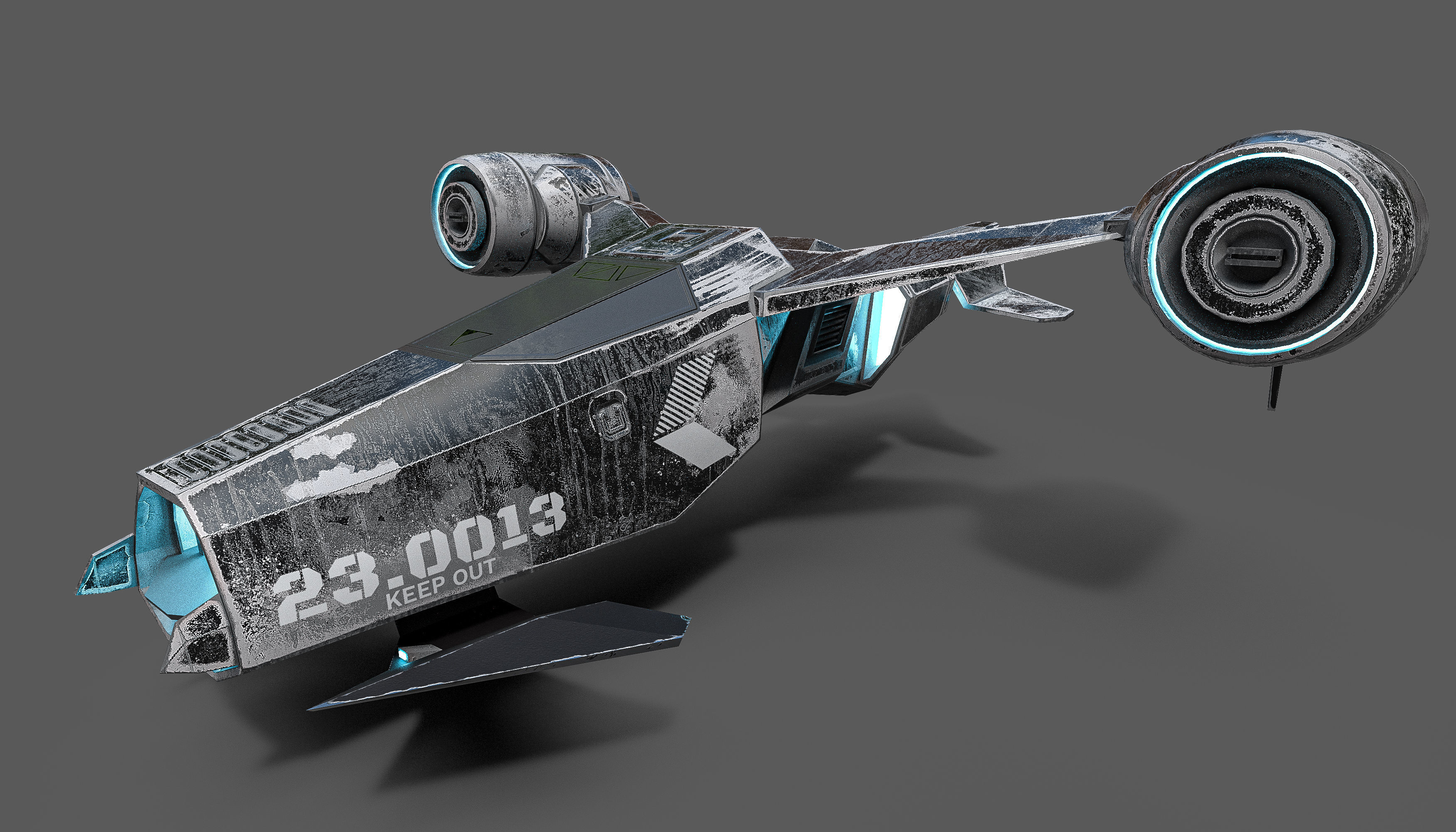 3D model Spacecraft N2 VR / AR / low-poly | CGTrader