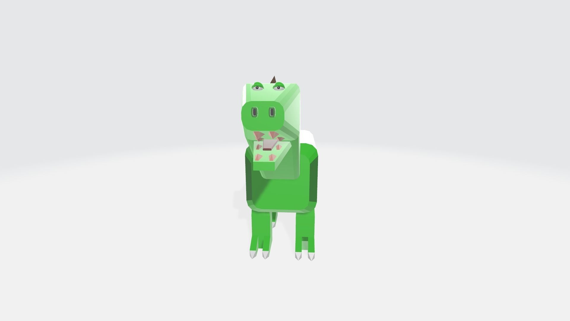 Low poly cube dino for free free VR / AR / low-poly 3D model | CGTrader