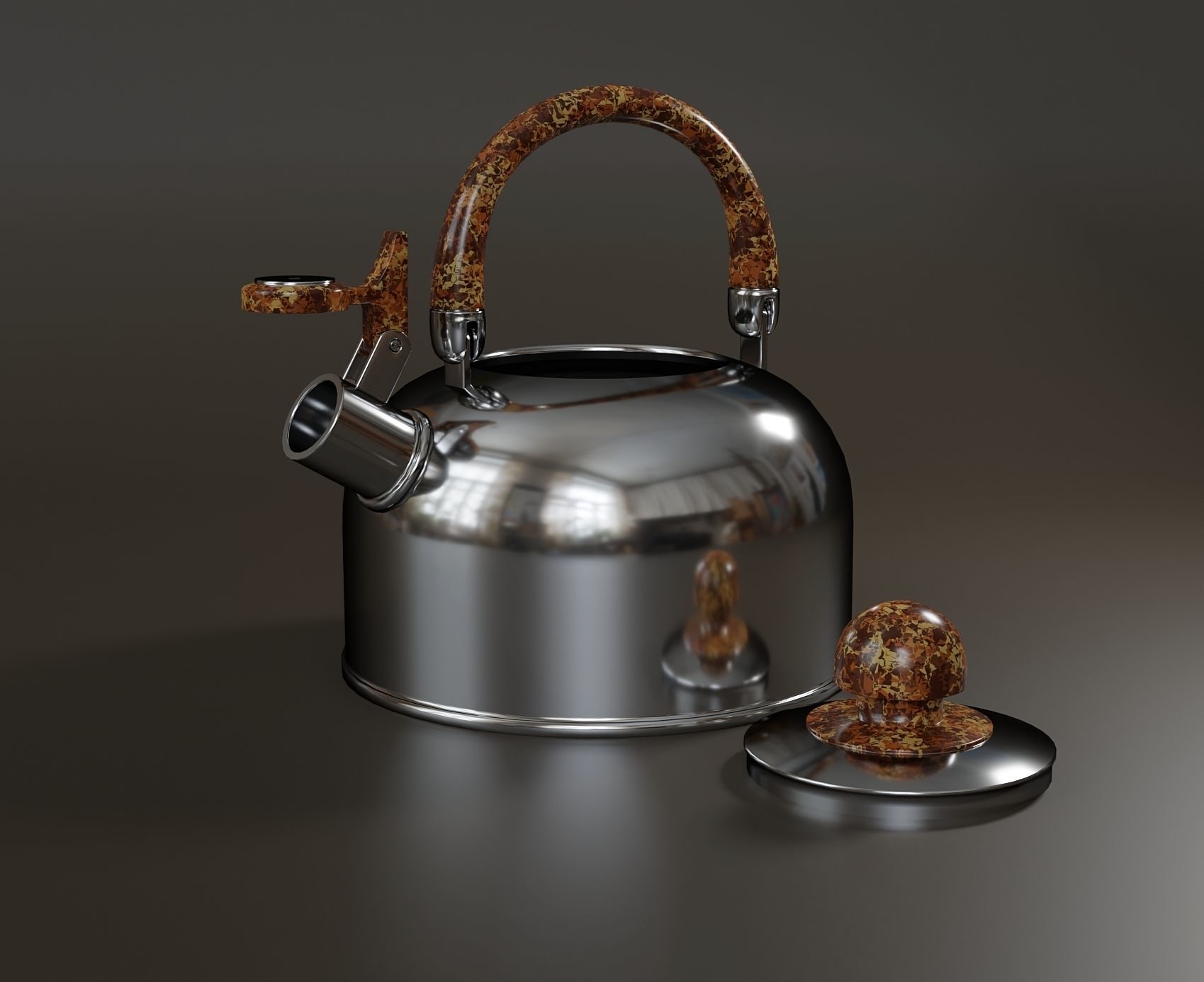 Kitchen set of 6 items 3D model | CGTrader