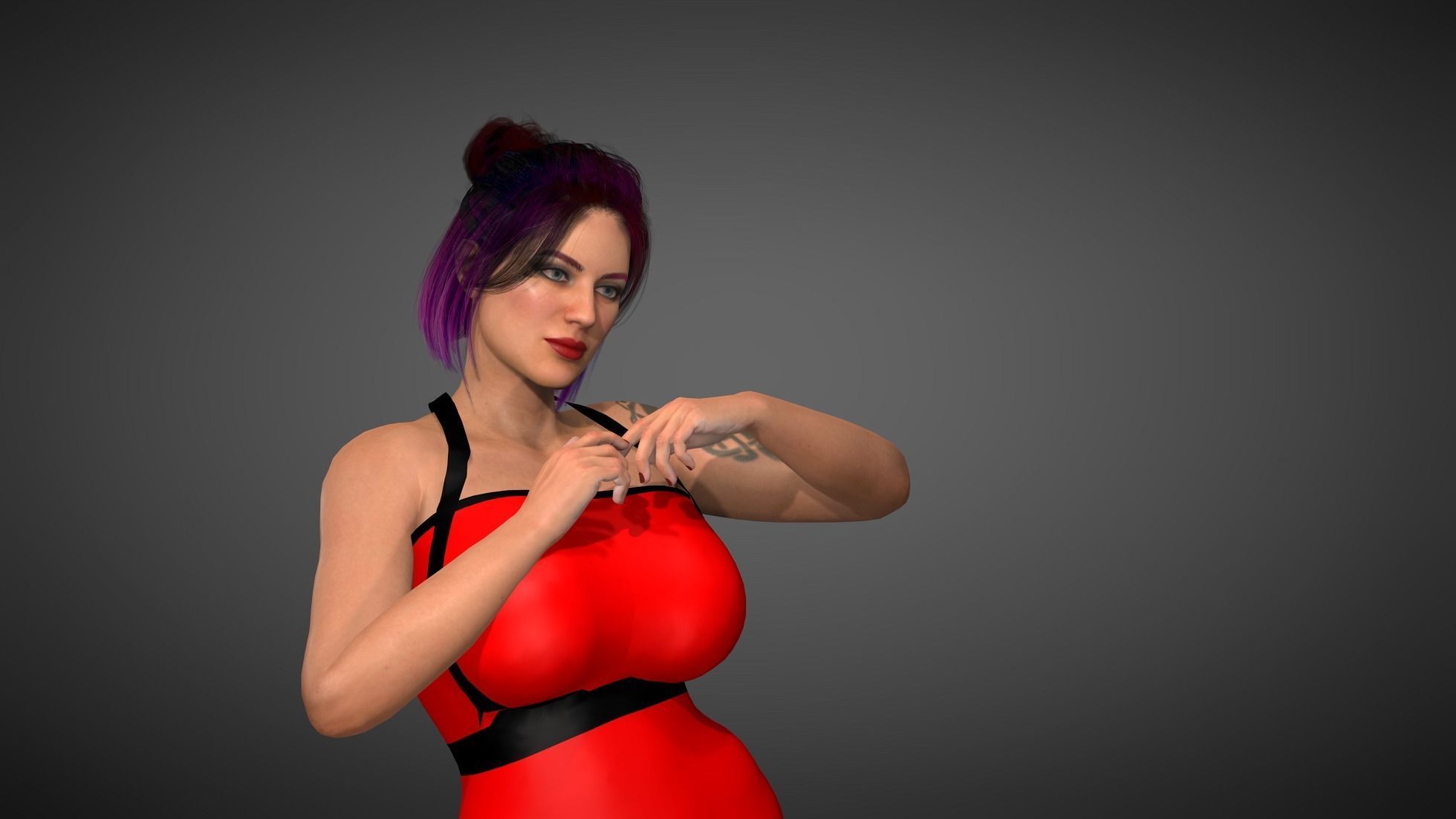 3D model Realistic Female Character 9 VR / AR / low-poly | CGTrader