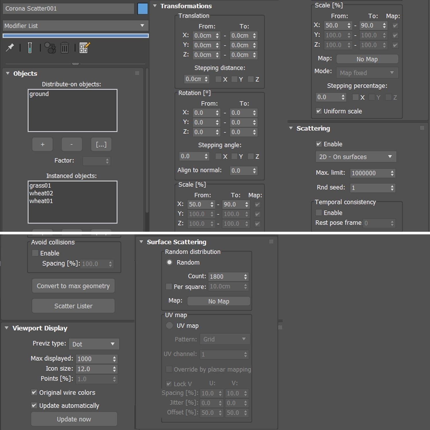 3D model Set Grass with Flower006 Arc corona VR / AR / low-poly | CGTrader