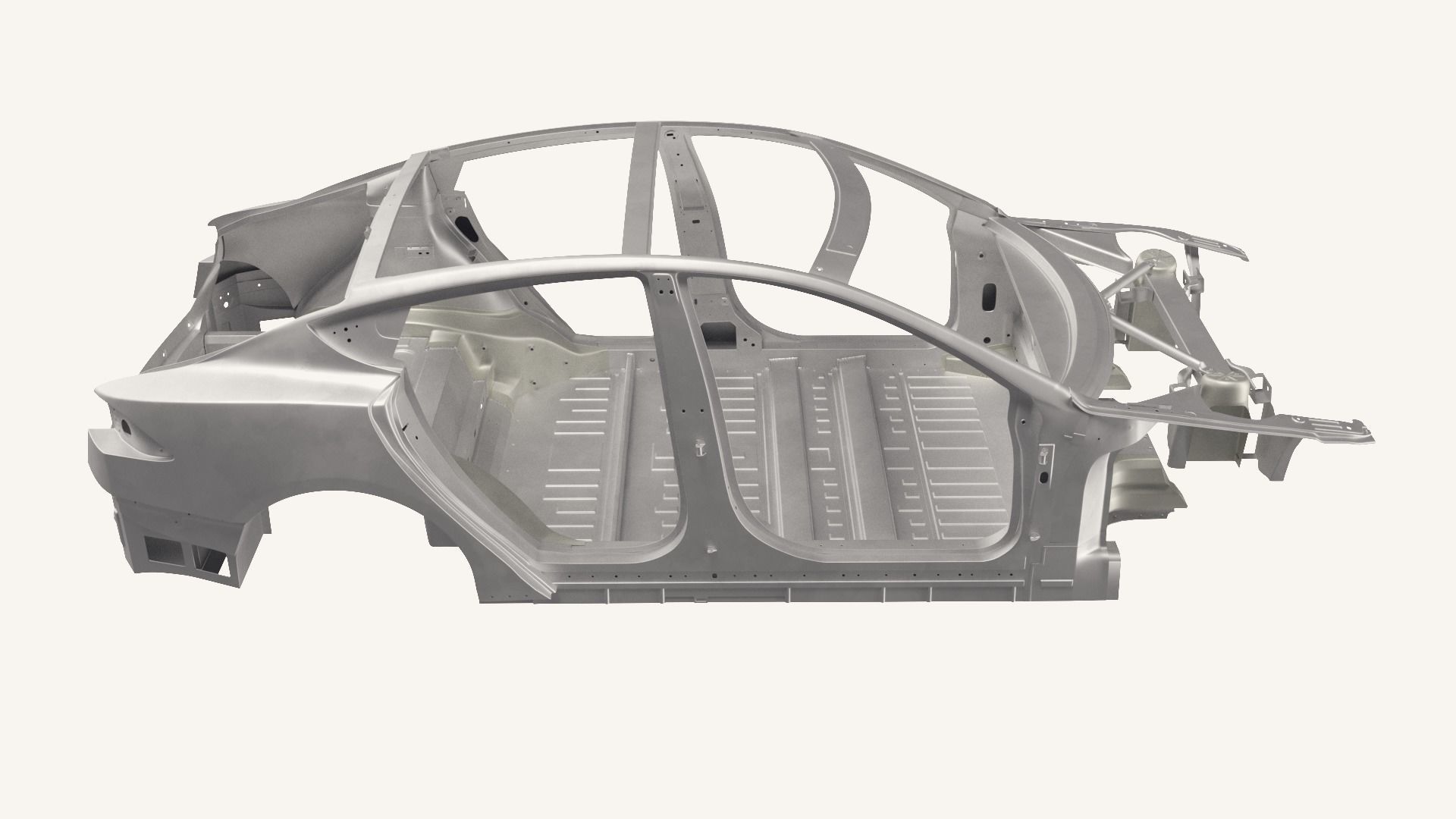 Tesla Model S Frame 3 3D model | CGTrader