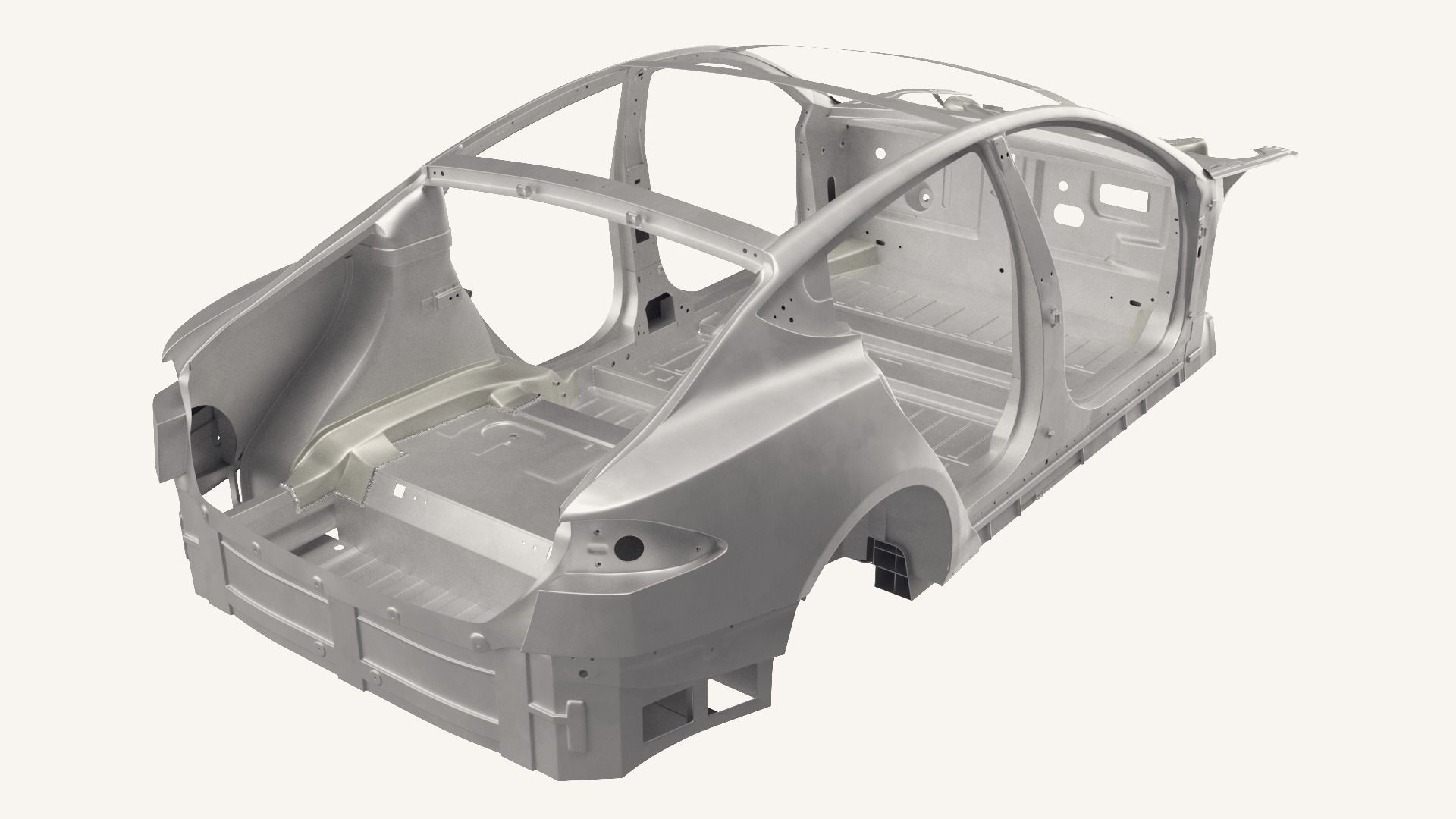 Tesla Model S Frame 3 3D model | CGTrader
