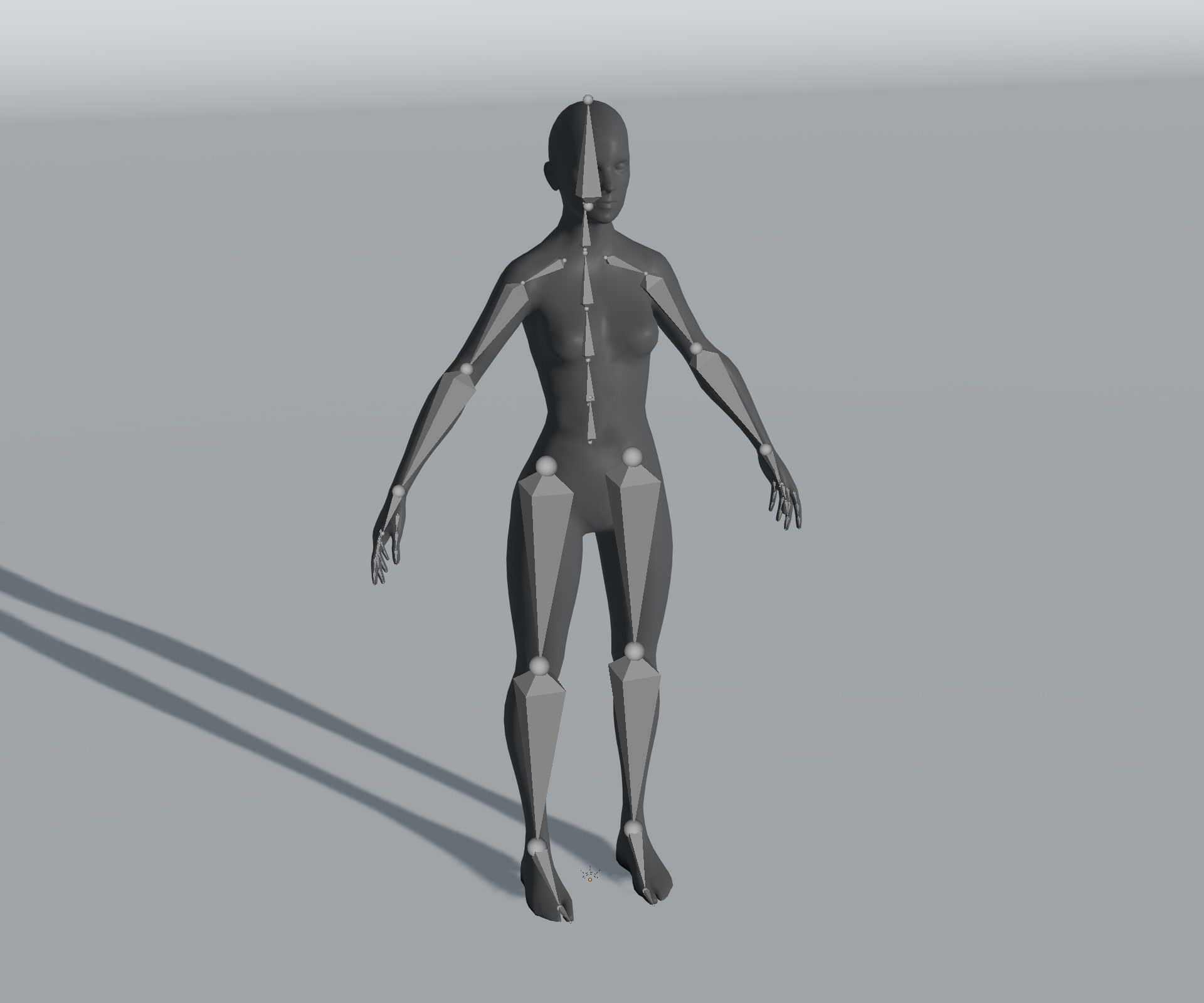 Female Body Base Mesh 28 Animations 3D Model 5k Polygons 3D model ...