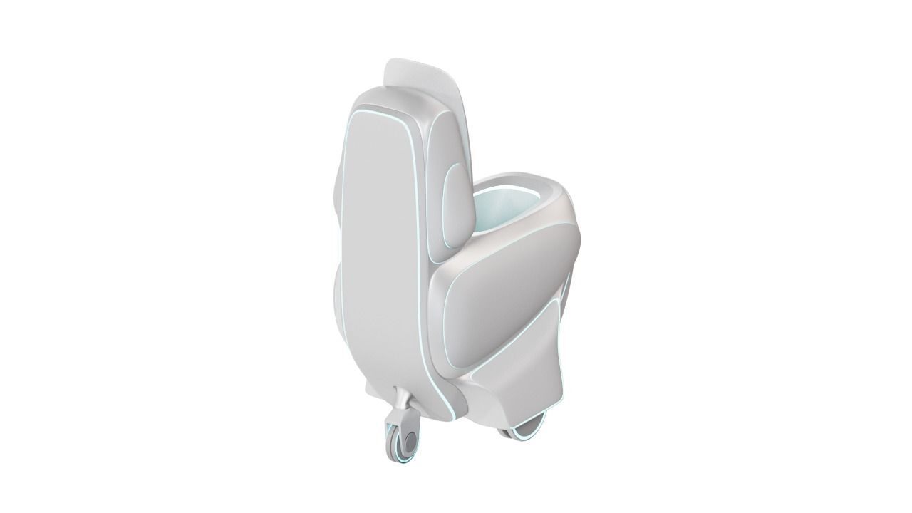 Cyber Bio Toilet Concept 3D model | CGTrader