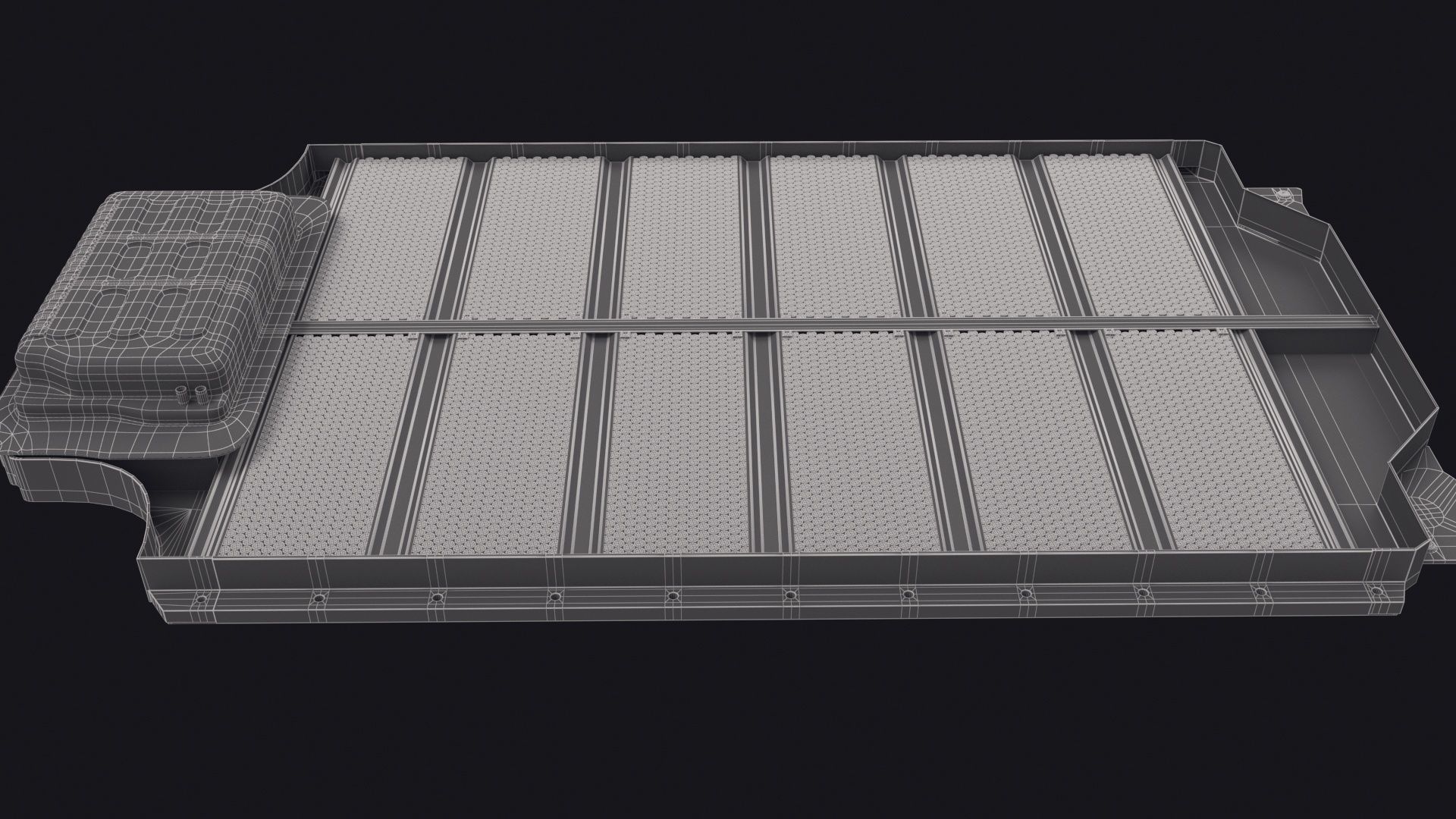 Tesla Model S Battery Pack 3D model | CGTrader