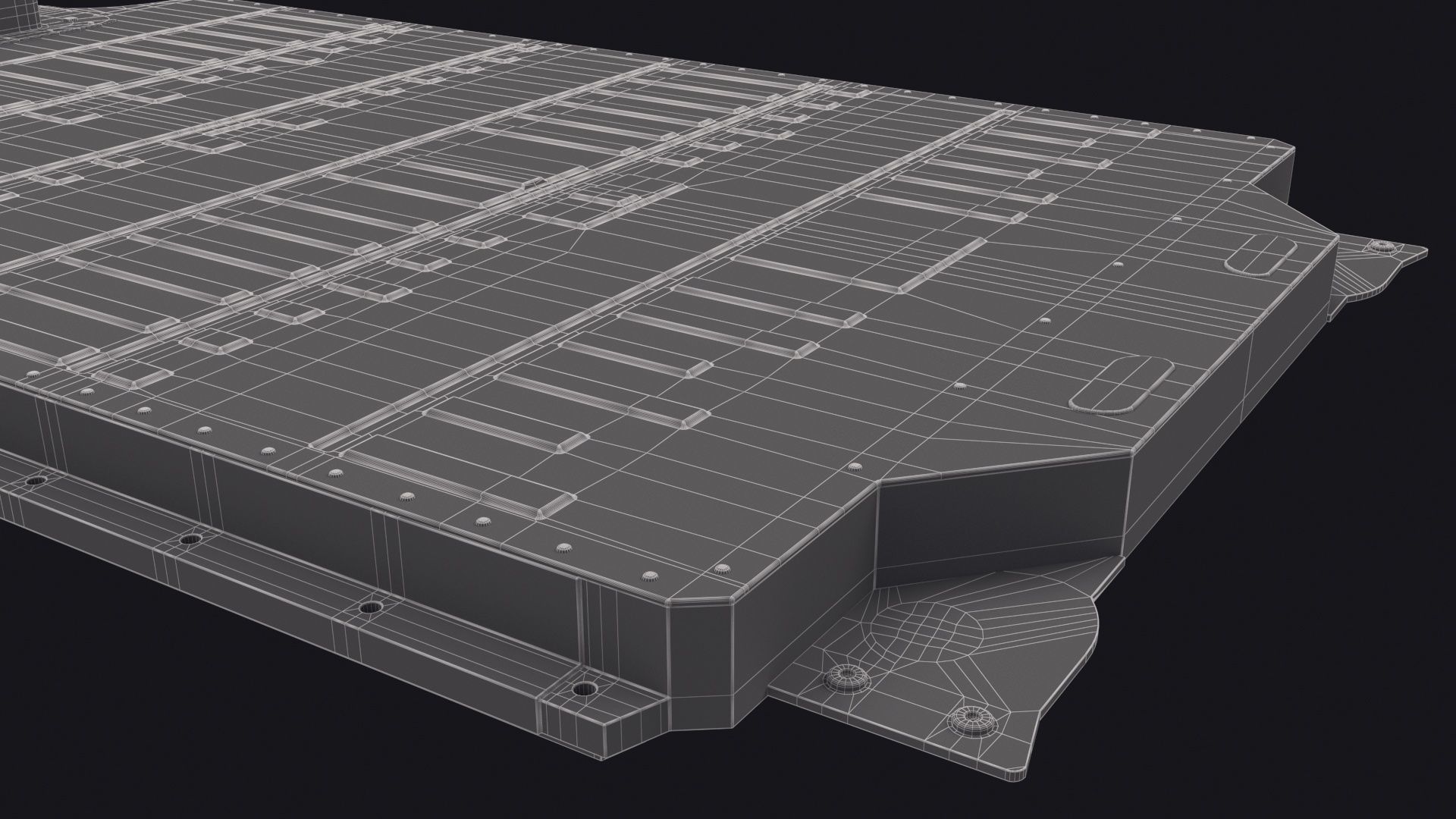 Tesla Model S Battery Pack 3D model | CGTrader