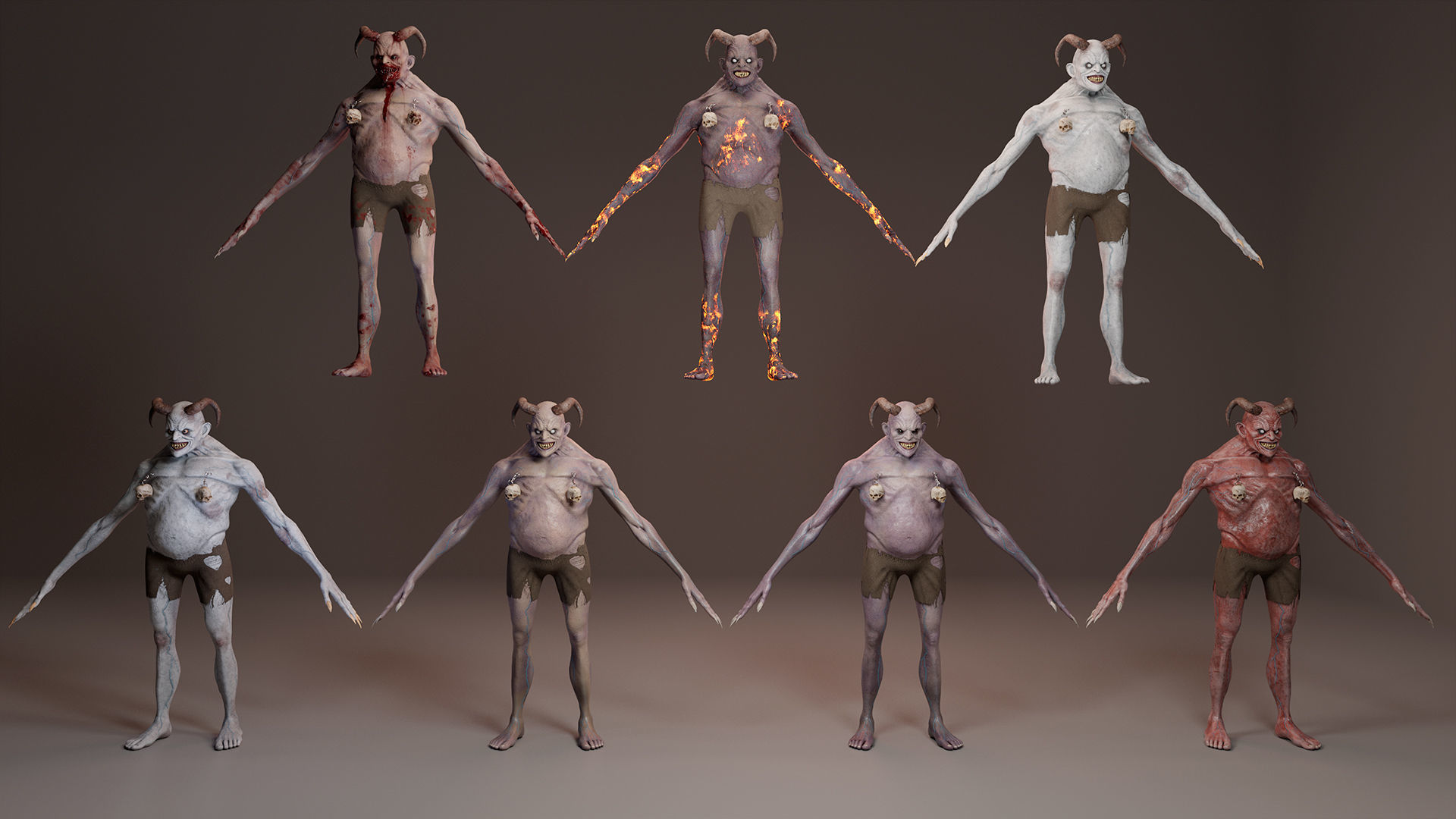 3D model Evil Demon Pack VR / AR / low-poly | CGTrader