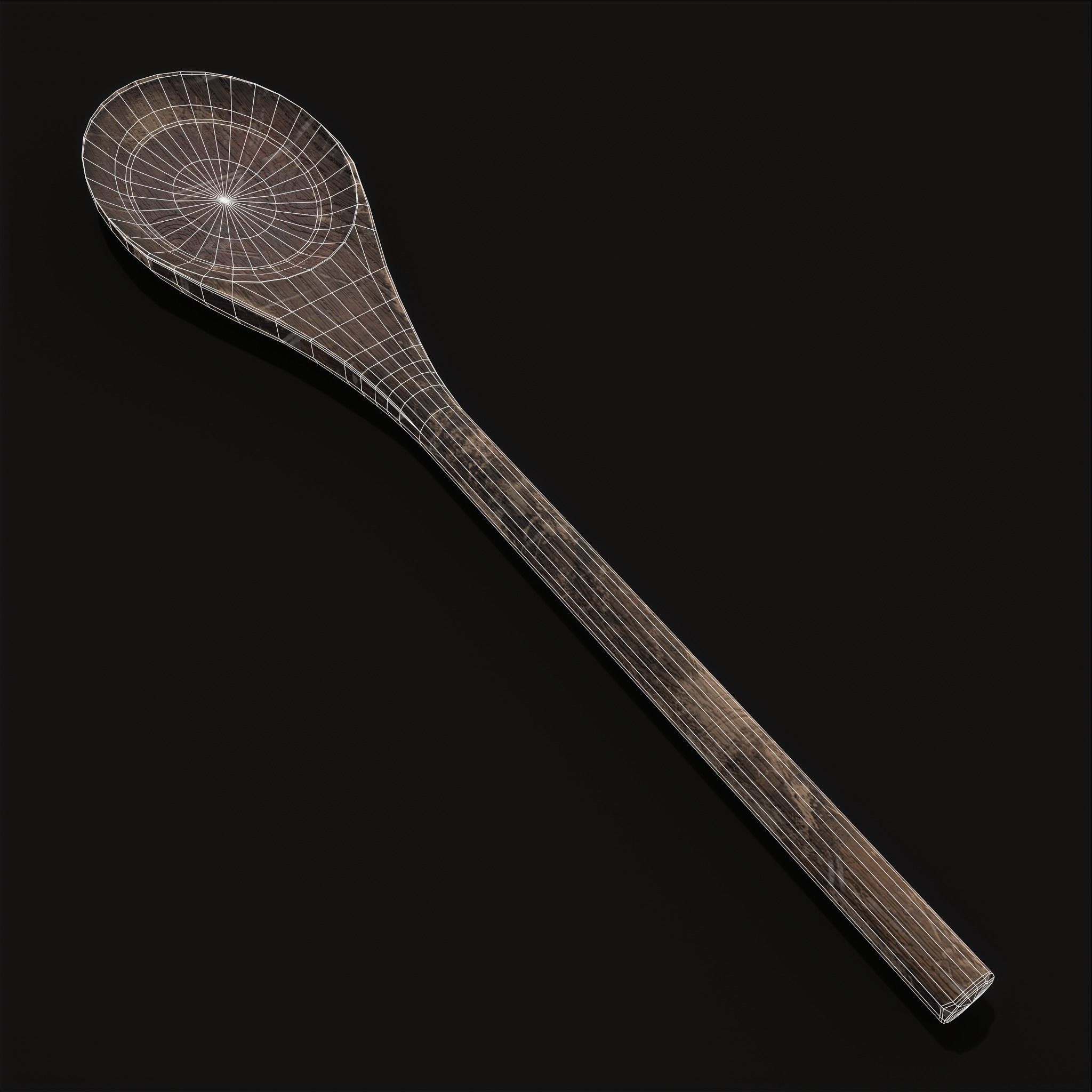 3D model Rustic Wooden Medieval Cooking Set VR / AR / low-poly | CGTrader