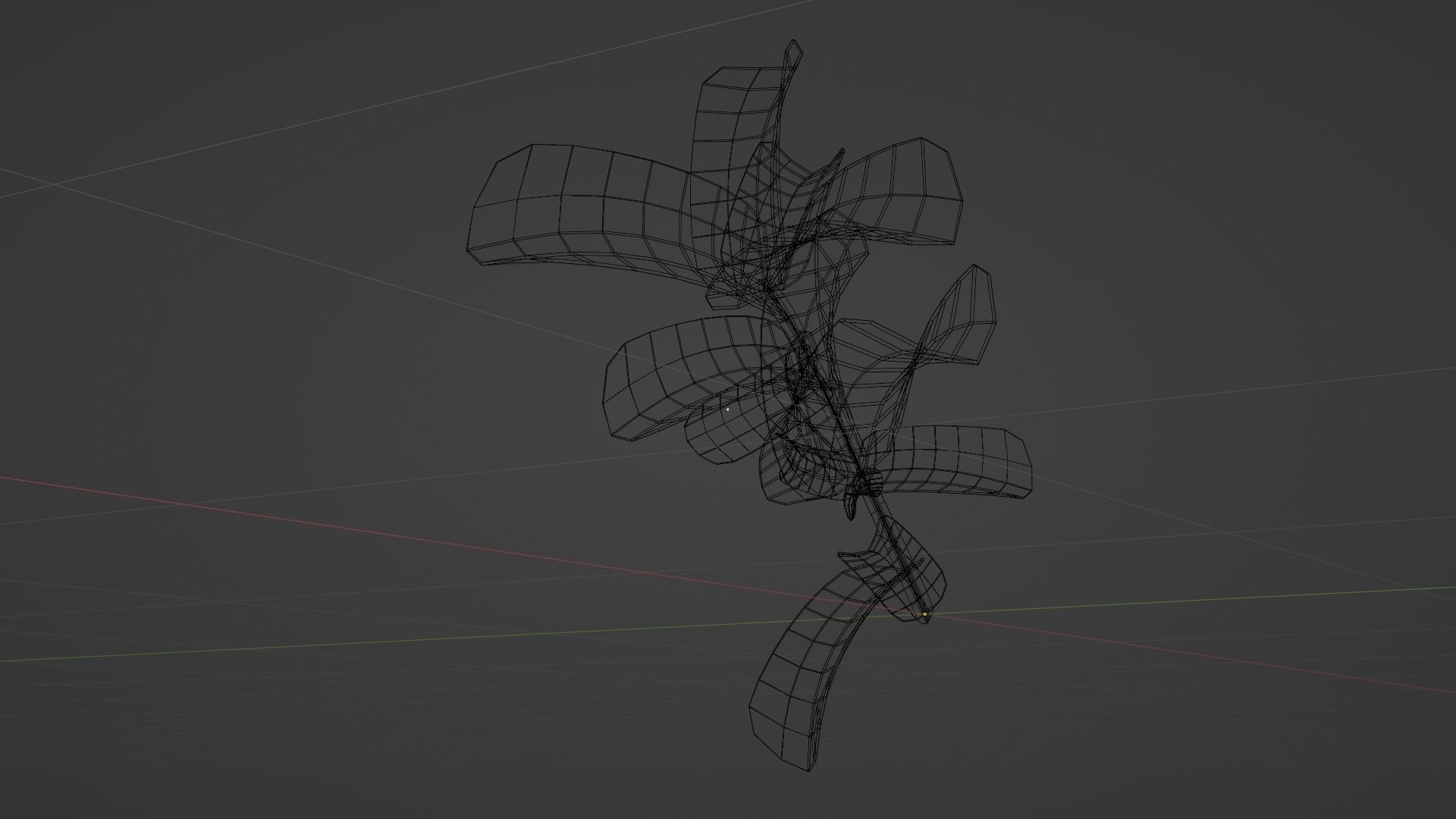 3D model Purple Tree Leaves - Branch for Particle Generation VR / AR ...