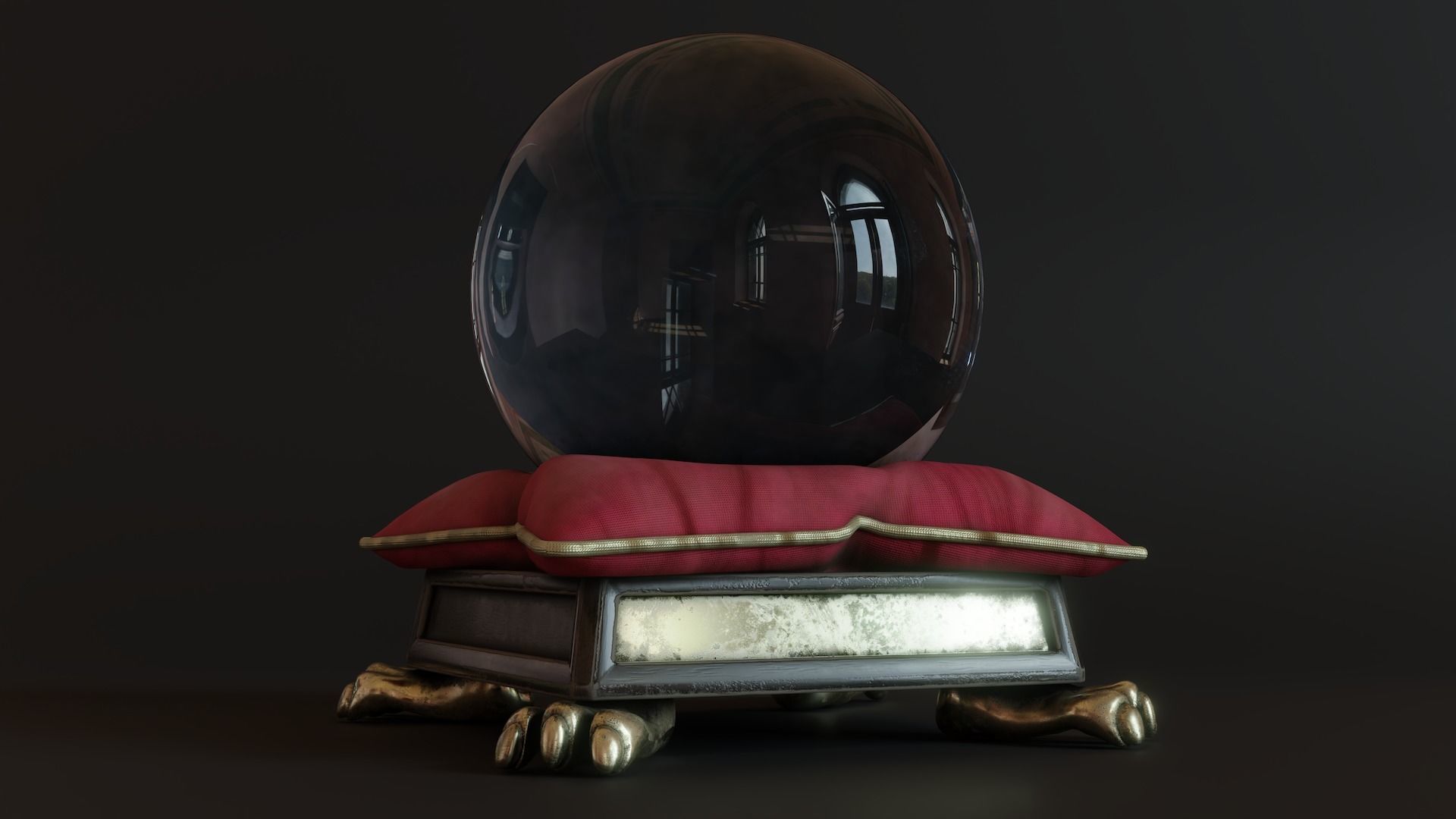 3D model Crystal Ball VR / AR / low-poly | CGTrader