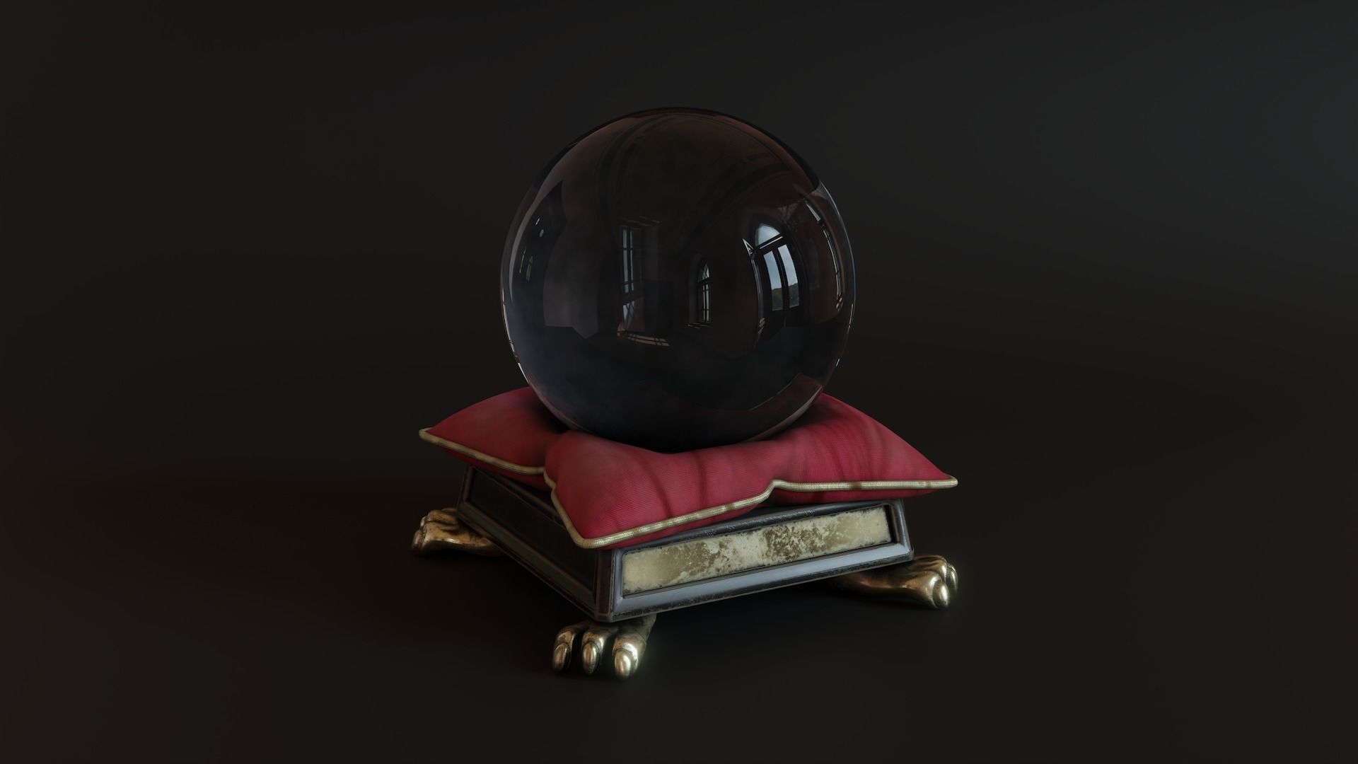 3D model Crystal Ball VR / AR / low-poly | CGTrader
