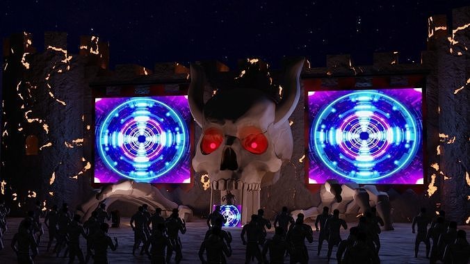 EDM Stage Design 3D model 3D model | CGTrader