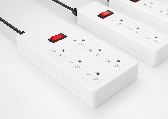 ADAPTER POWER PLUG --- Set --- 3D model | CGTrader