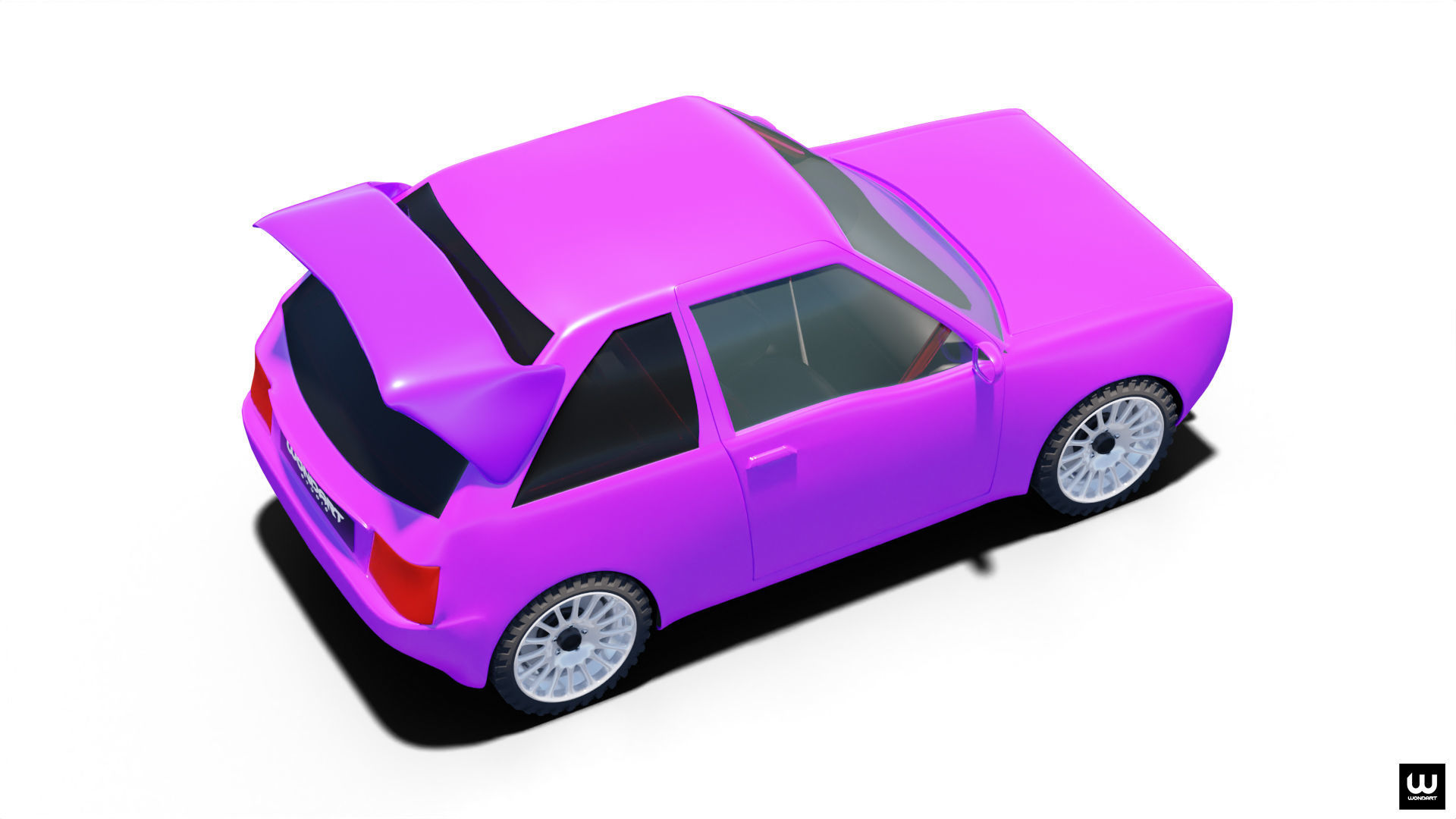 Concept Cartoon Rally Car 3D model | CGTrader