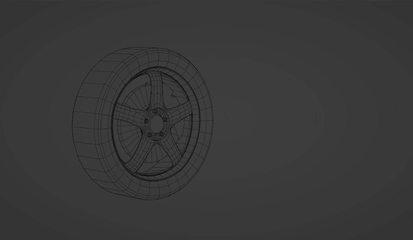 3D model Car tire - V shaped tread VR / AR / low-poly | CGTrader