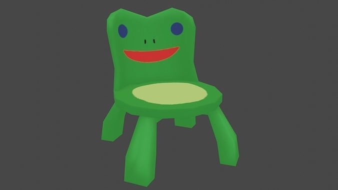 3D model Froggy Chair 256 VR / AR / low-poly | CGTrader