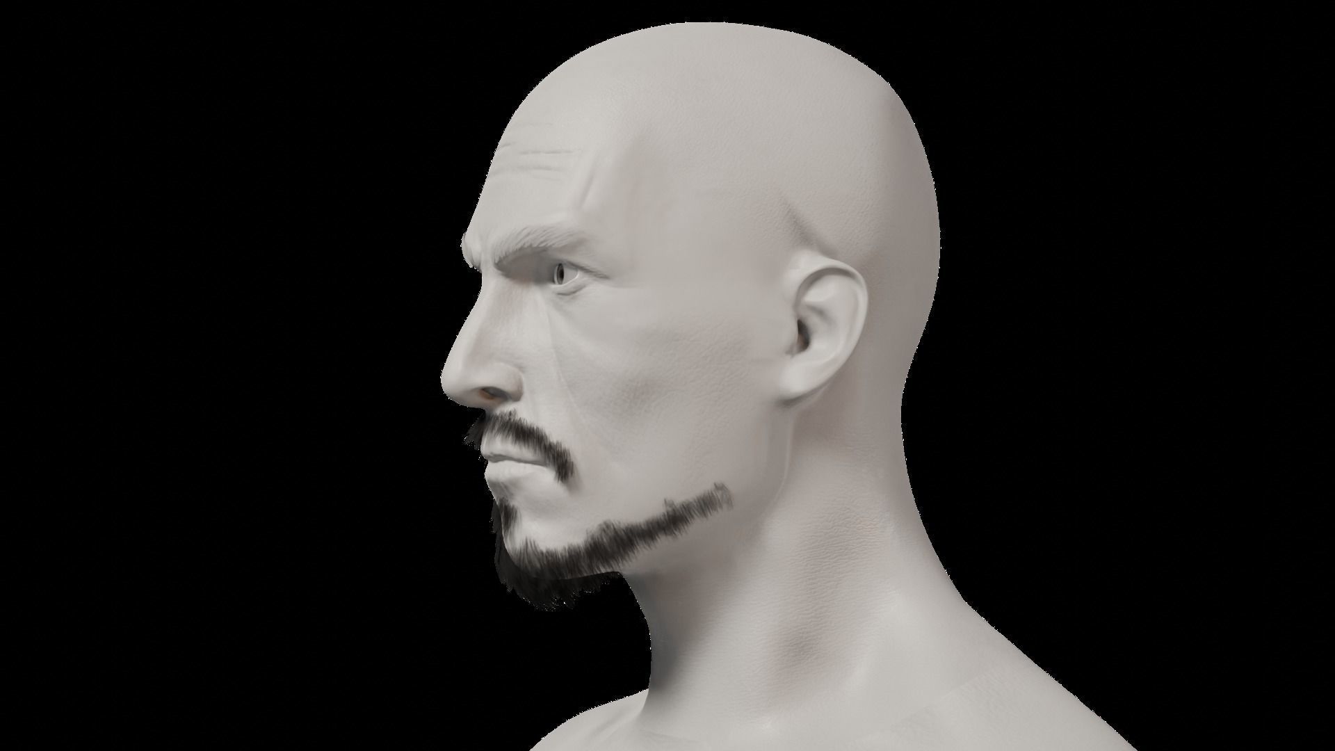3D model Professional Realtime Beard Pack VR / AR / low-poly | CGTrader