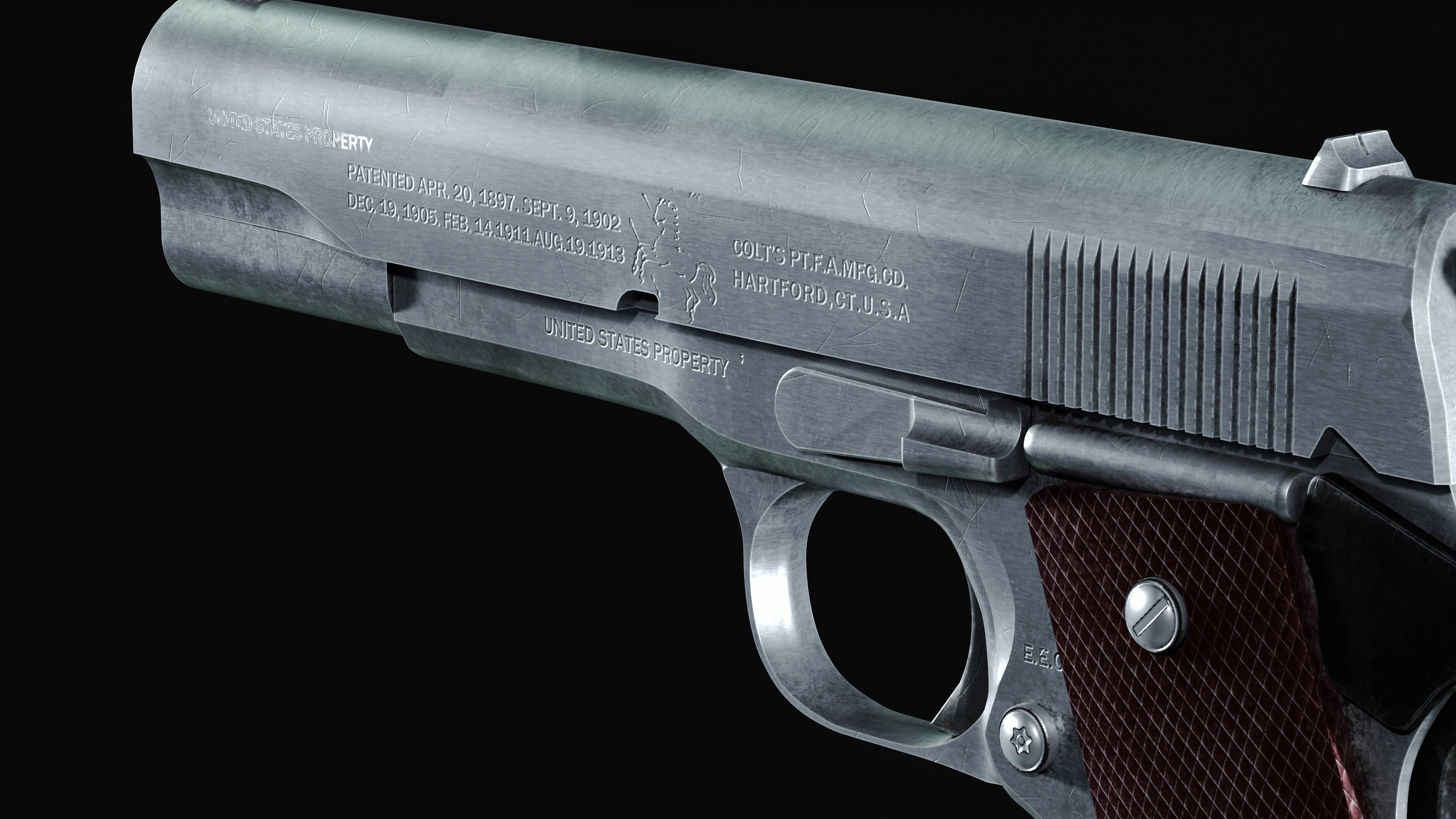 M1911 3D model | CGTrader