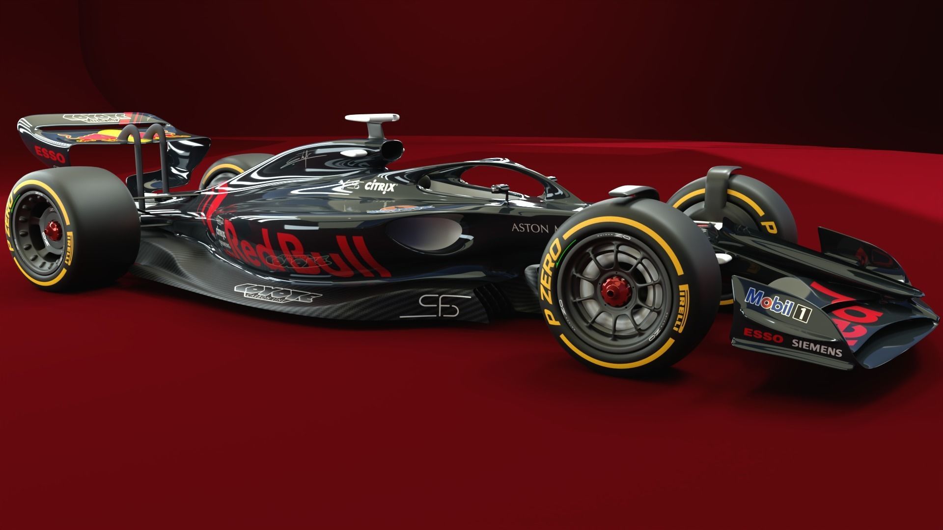 3D model F1 Model 2022 Redbull VR / AR / low-poly | CGTrader