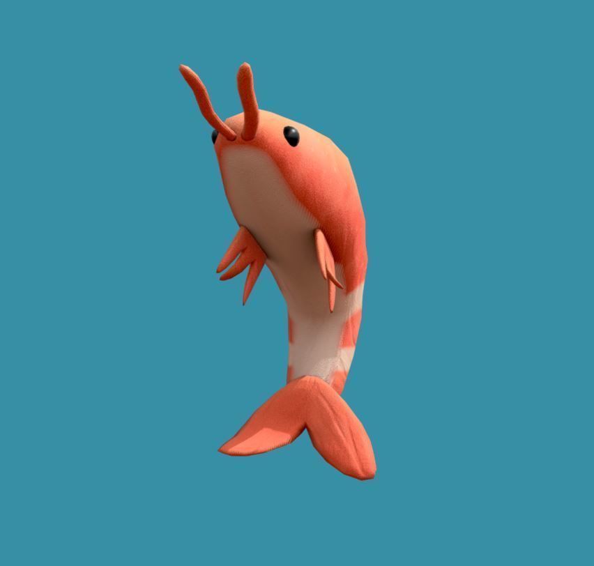 3D model Shrimp Toy VR / AR / low-poly | CGTrader