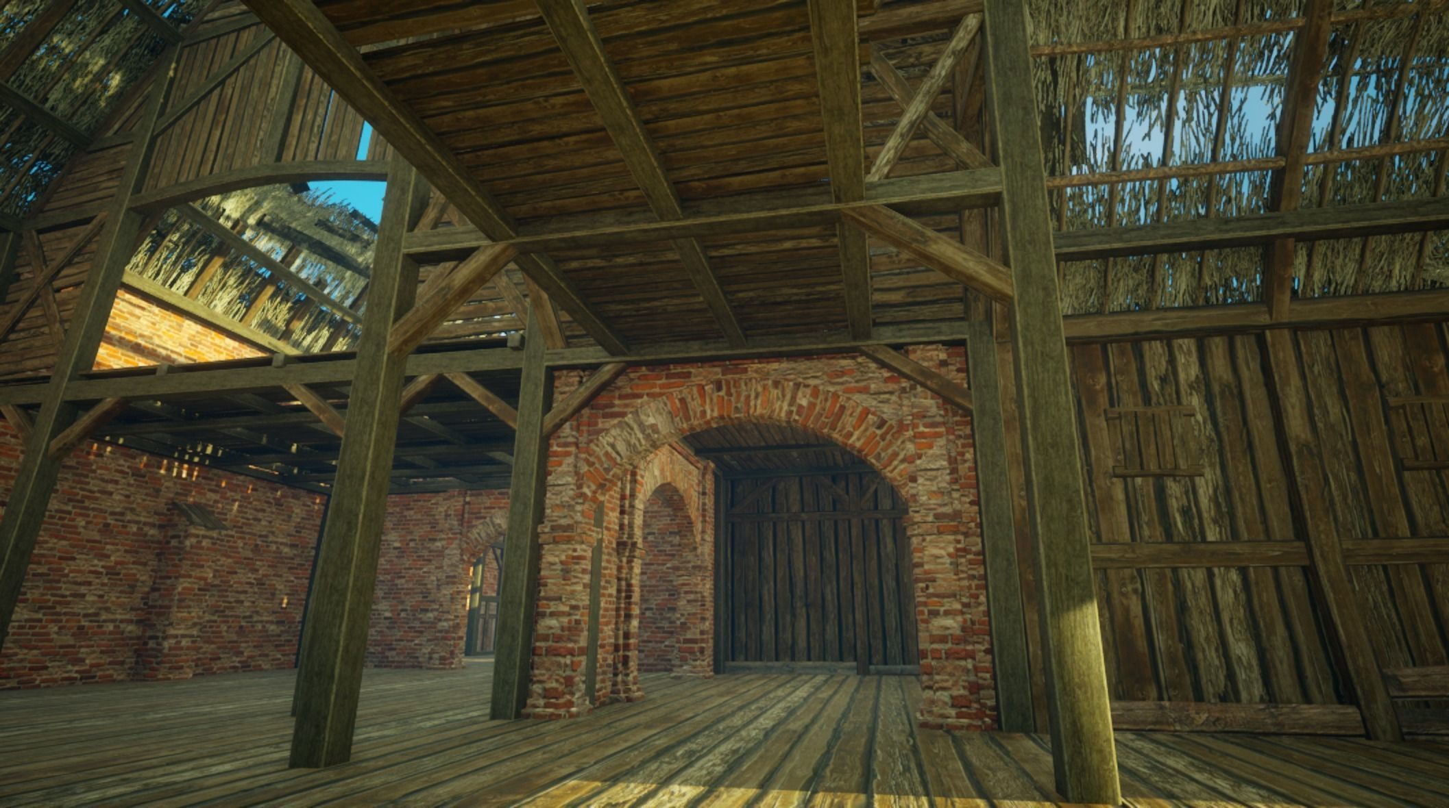 3D model Medieval Abandoned house1-interior and exterior design VR / AR / low-poly | CGTrader