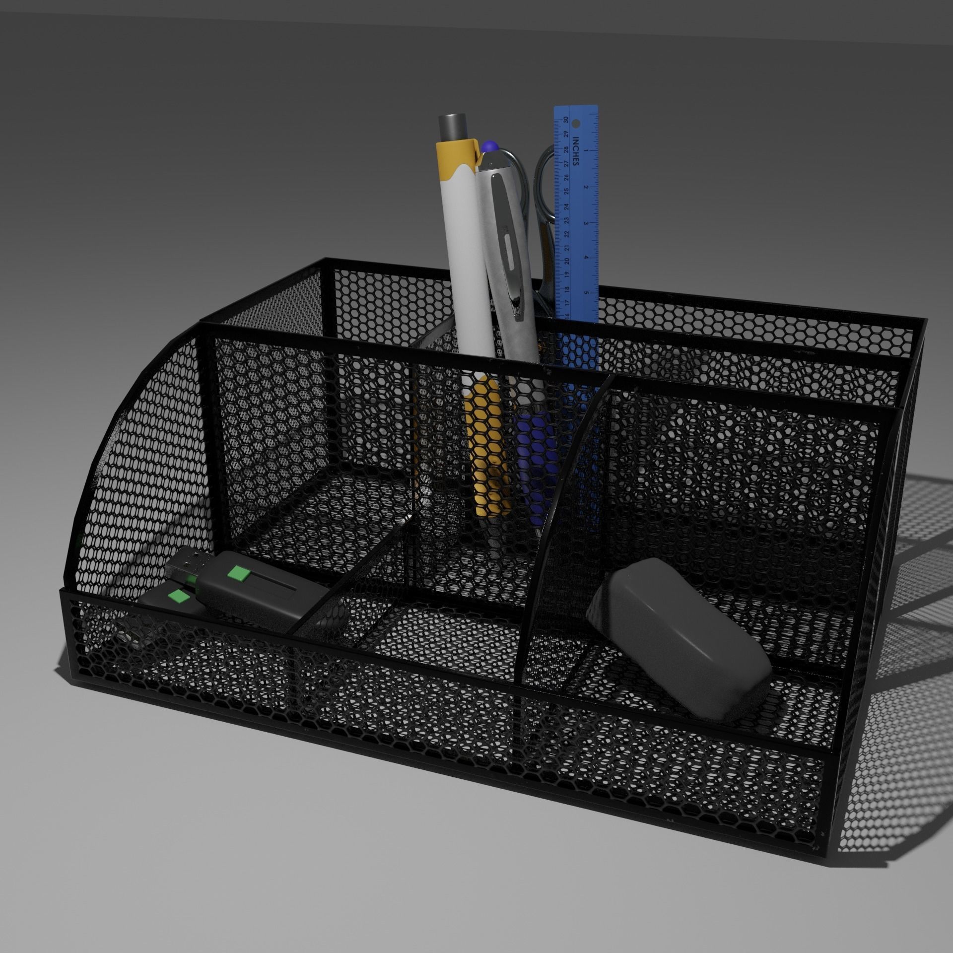 Pen Holder free 3D model | CGTrader