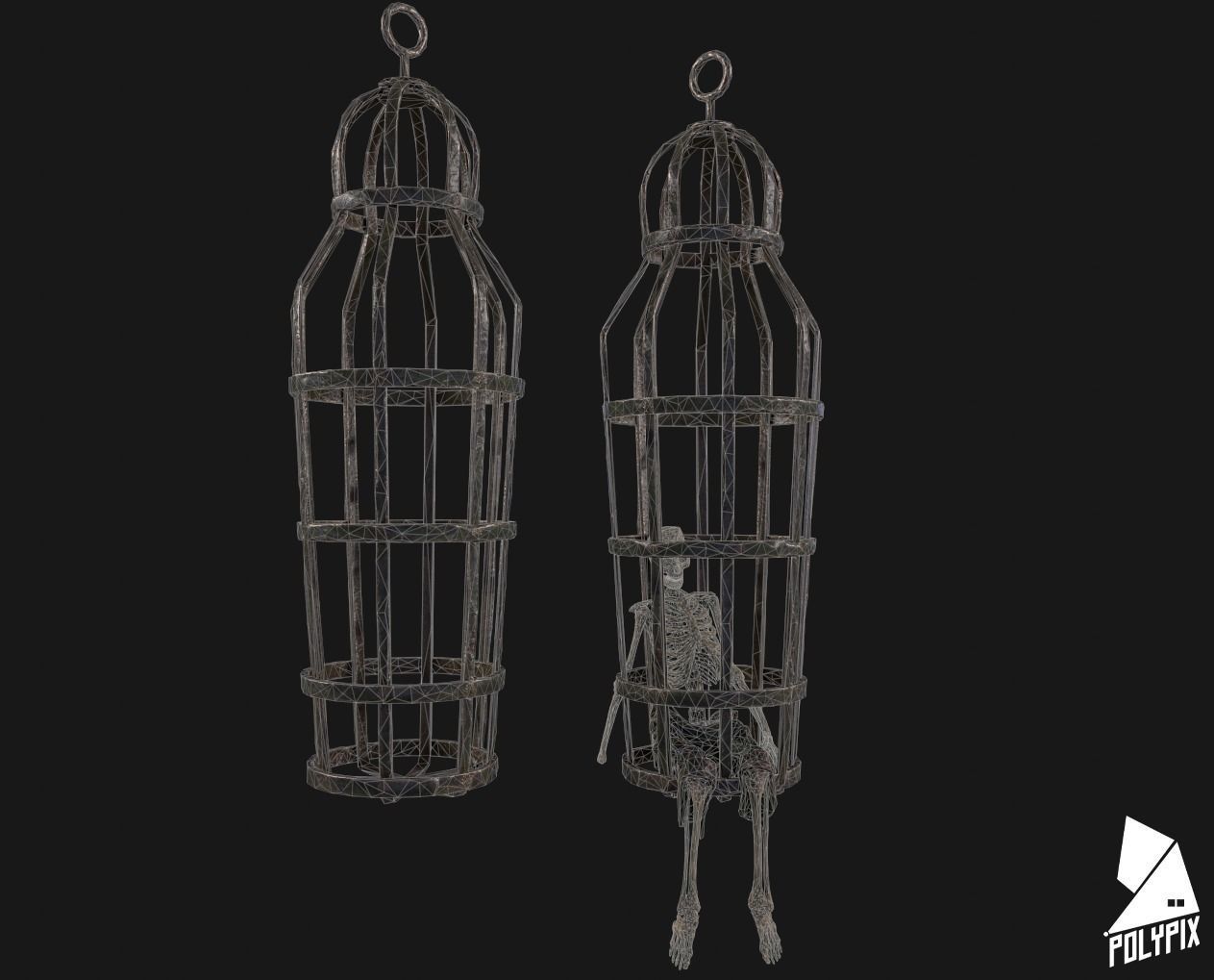 3D model Cage Corpse VR / AR / low-poly | CGTrader