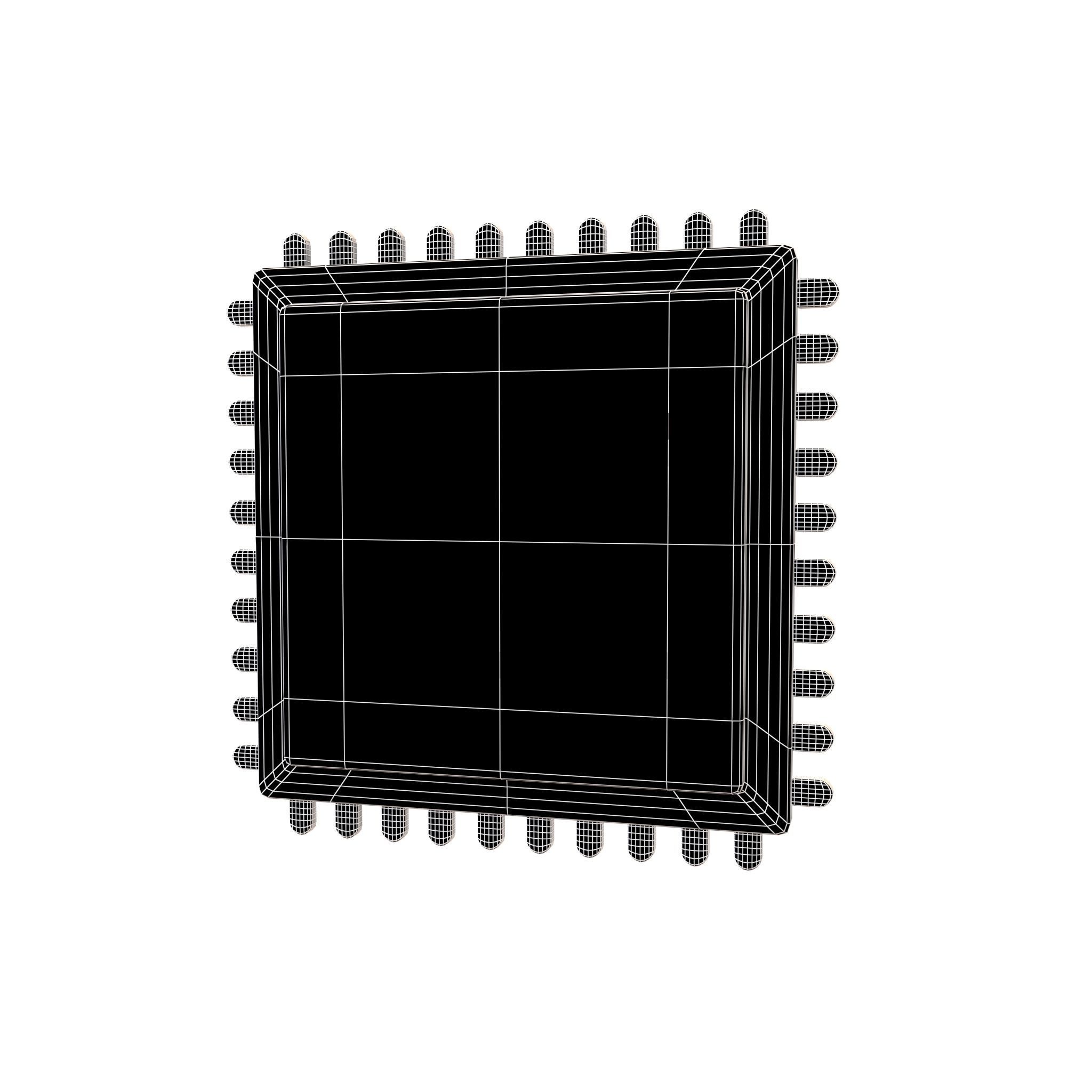 3D model Chip Icon v1 002 VR / AR / low-poly | CGTrader