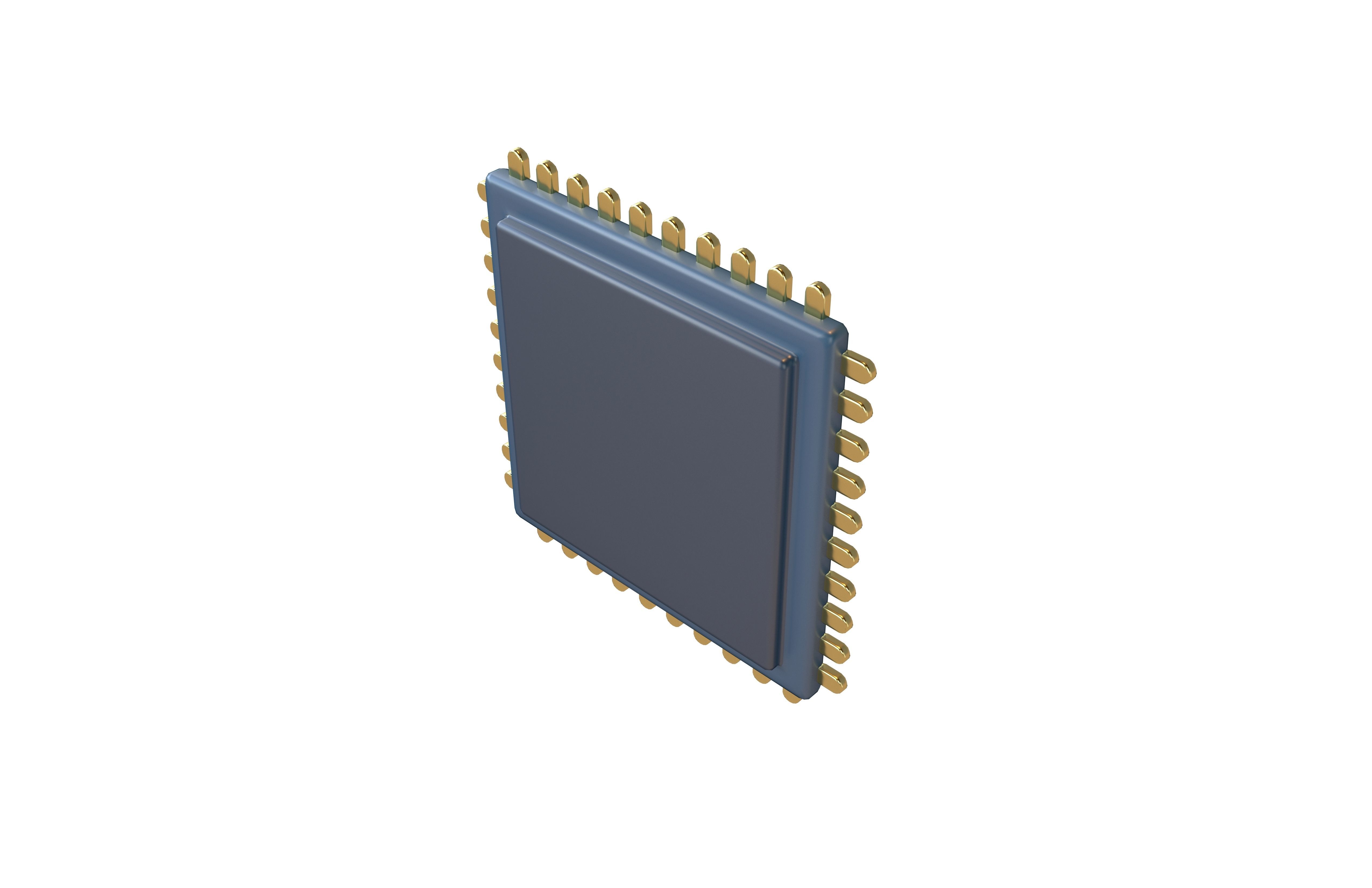 3D model Chip Icon v1 002 VR / AR / low-poly | CGTrader