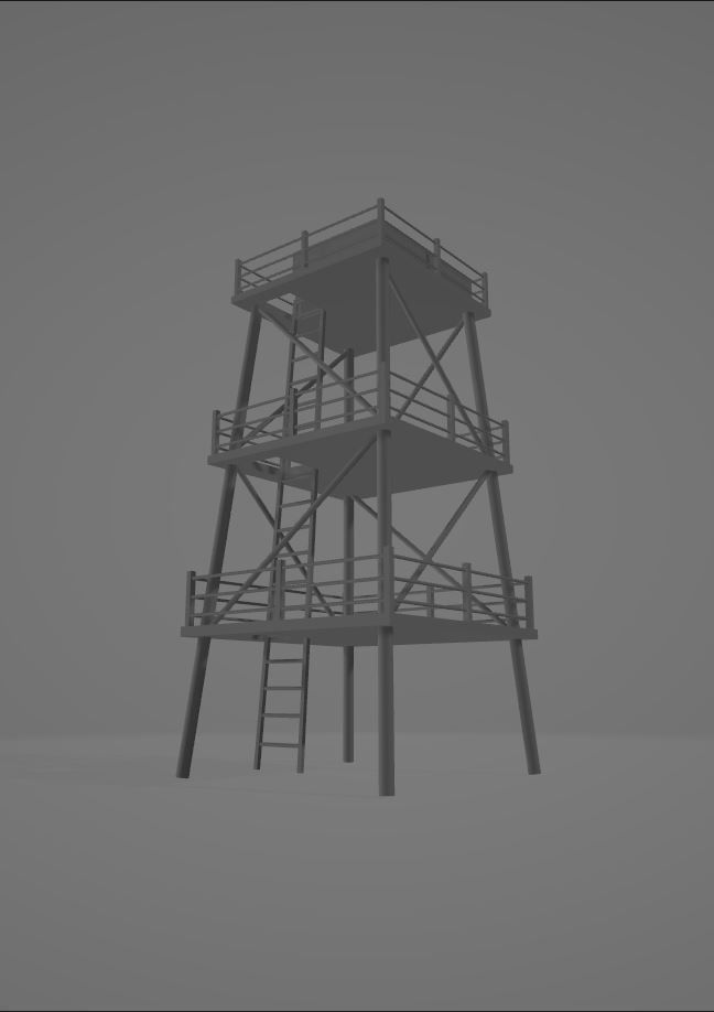 Watch Tower free 3D model | CGTrader