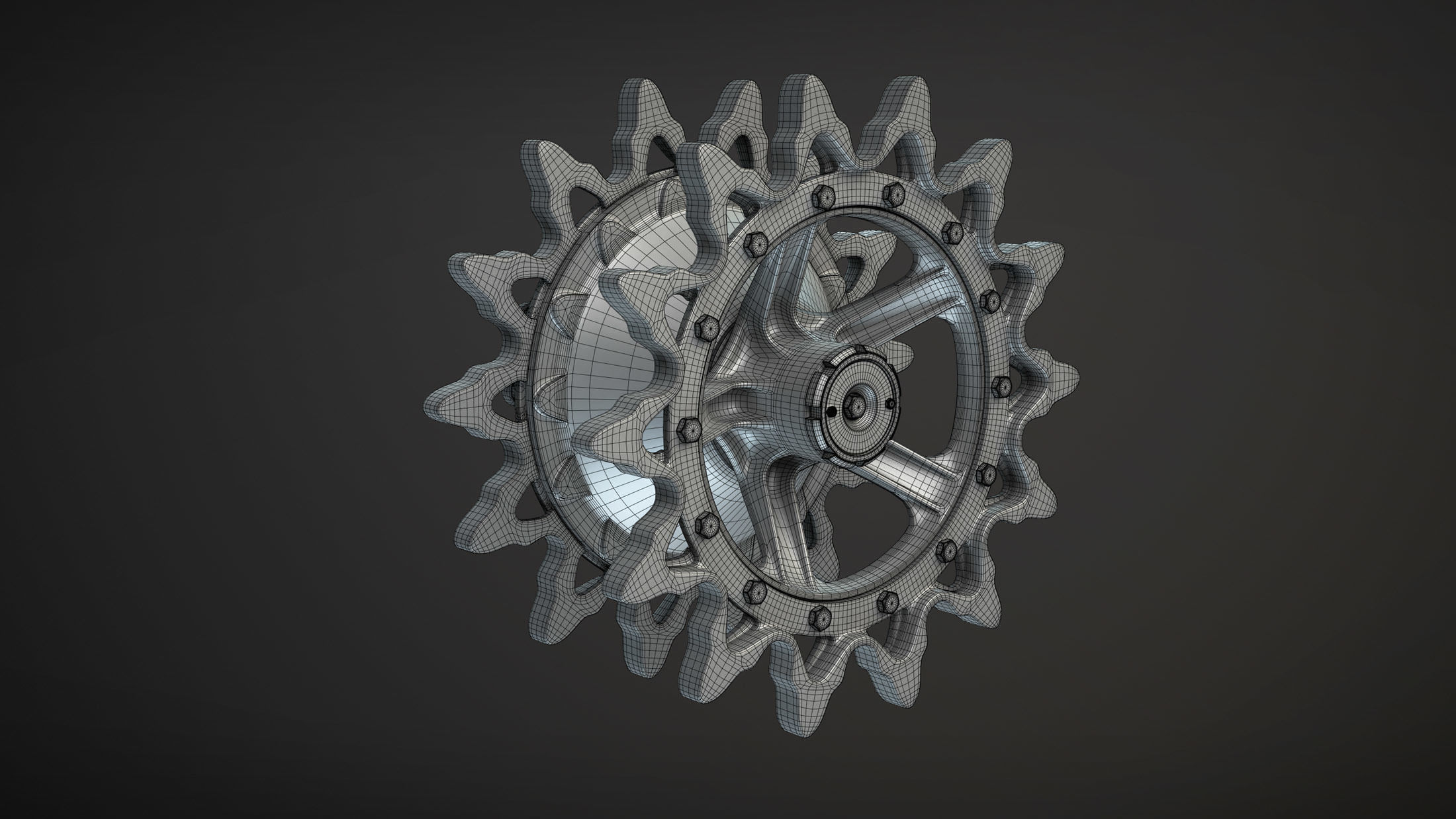 BMP IFV Wheels High-Poly Set 3D model | CGTrader