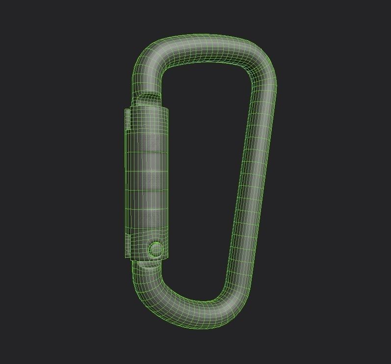 3D model Carabiner Hook 02 VR / AR / low-poly | CGTrader